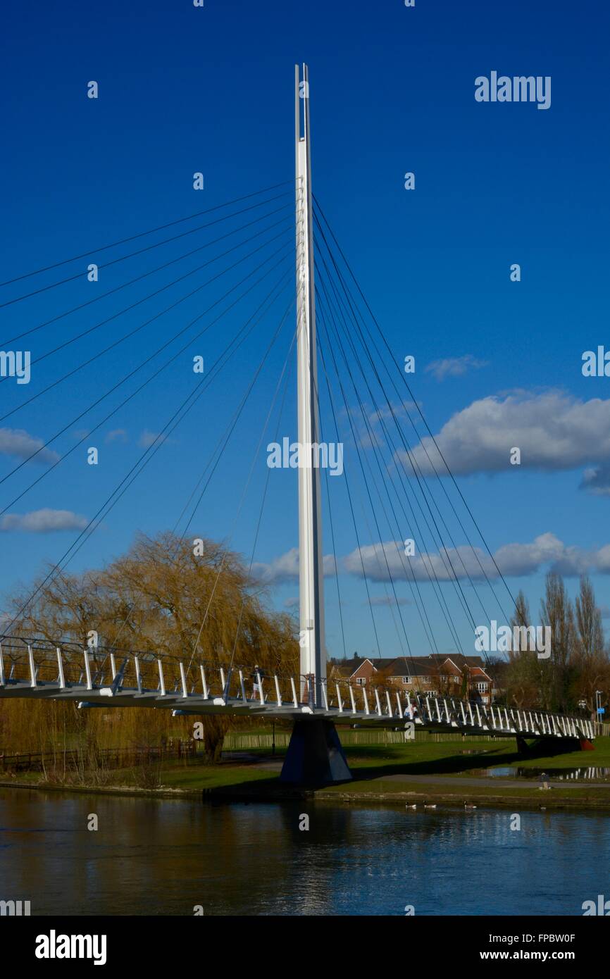 Christchurch Bridge, New Footbridge, River Thames, Reading, Berkshire ...
