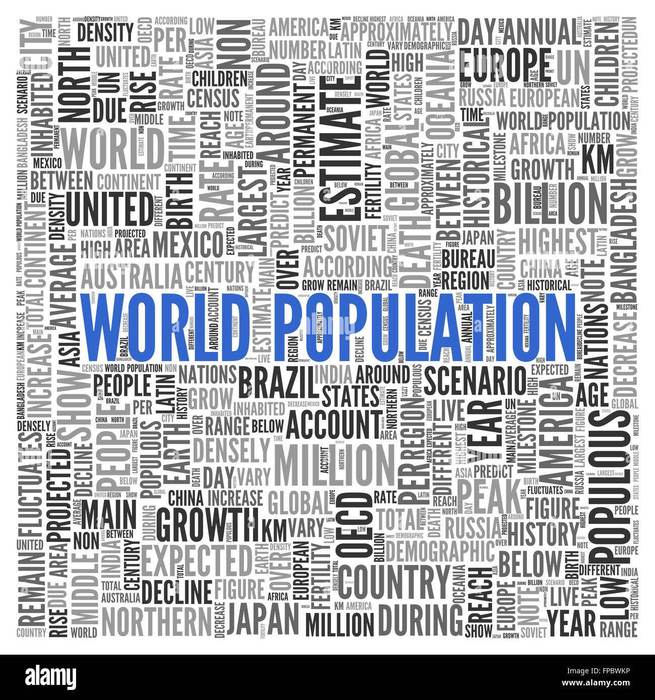 Population Growth Cut Out Stock Images & Pictures - Alamy