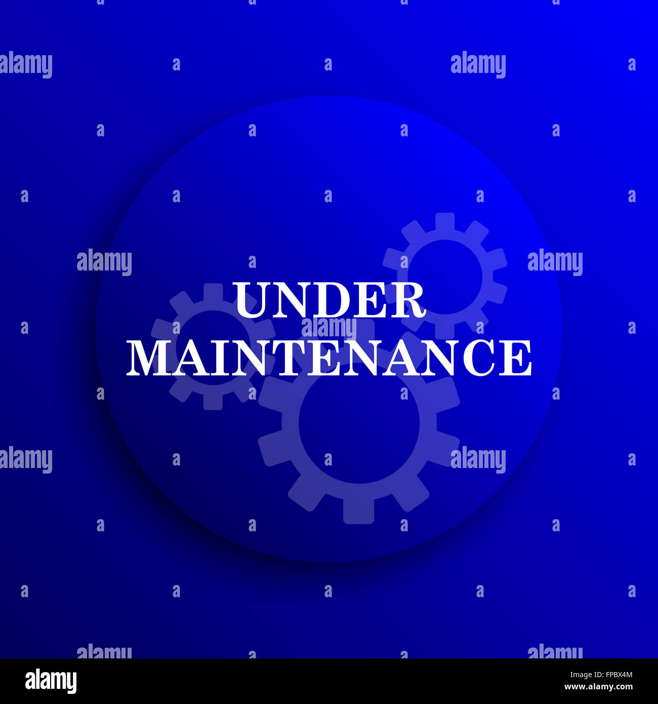 Under maintenance icon internet button hi-res stock photography and ...