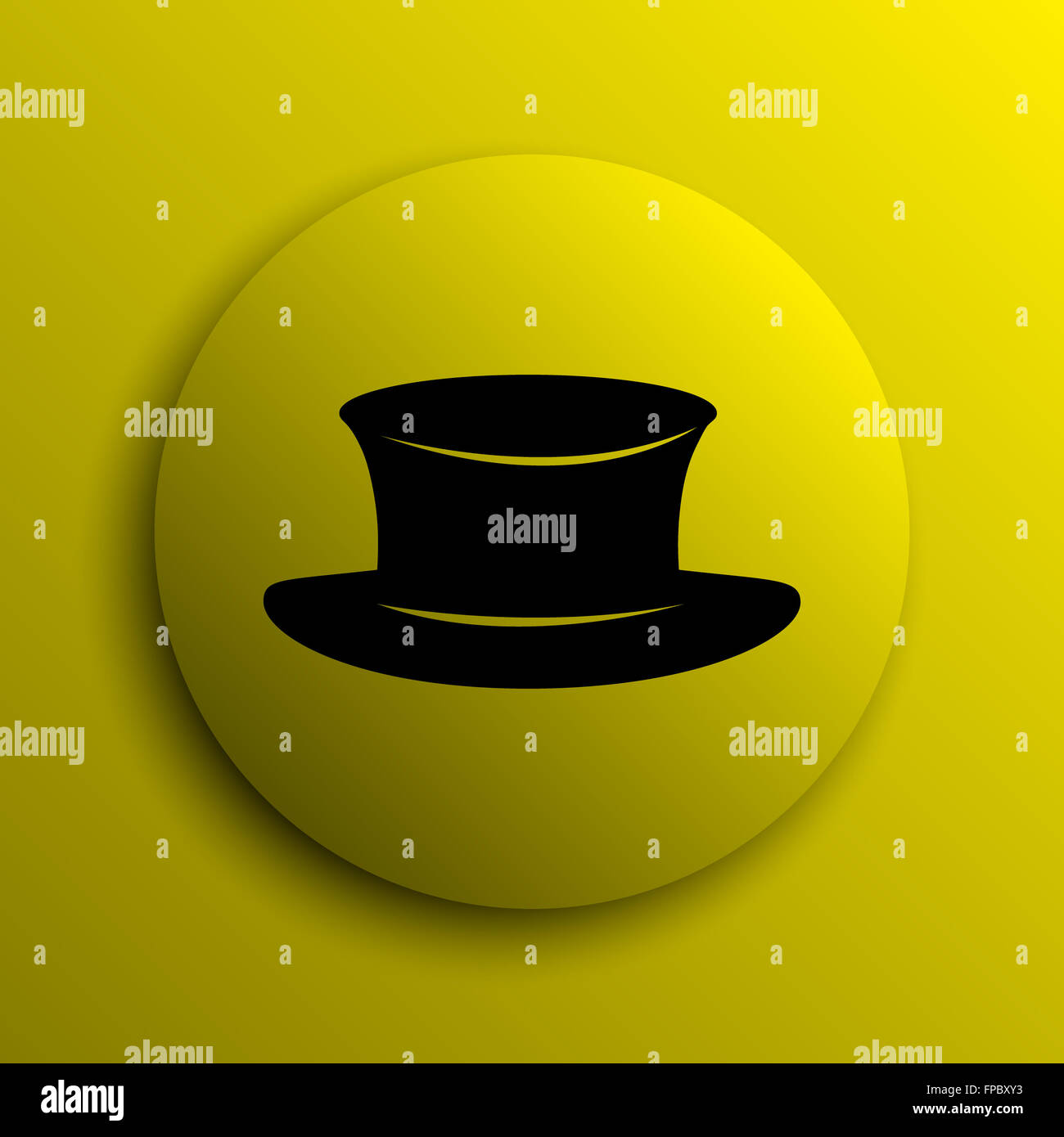 Male sign icon yellow internet hi-res stock photography and images - Alamy