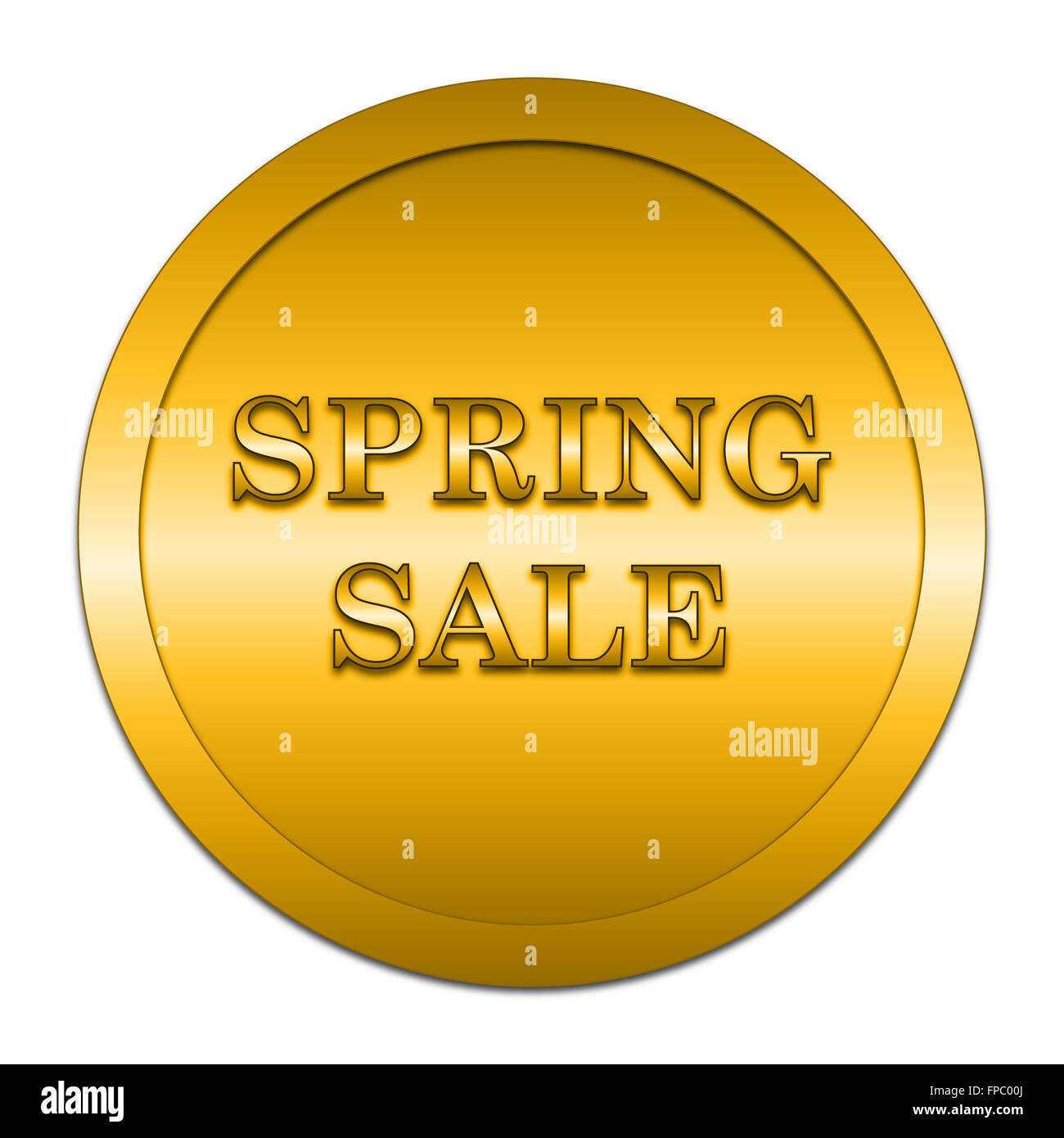 Spring sale icon. Internet button on white background Stock Photo - Alamy