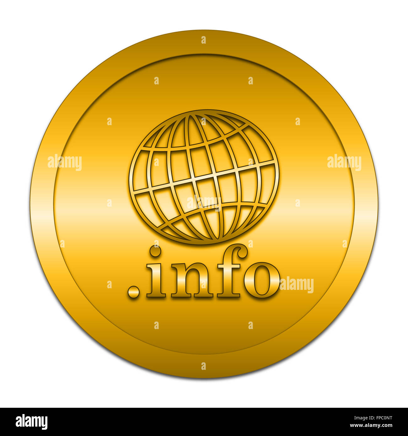 .info icon. Internet button on white background Stock Photo - Alamy