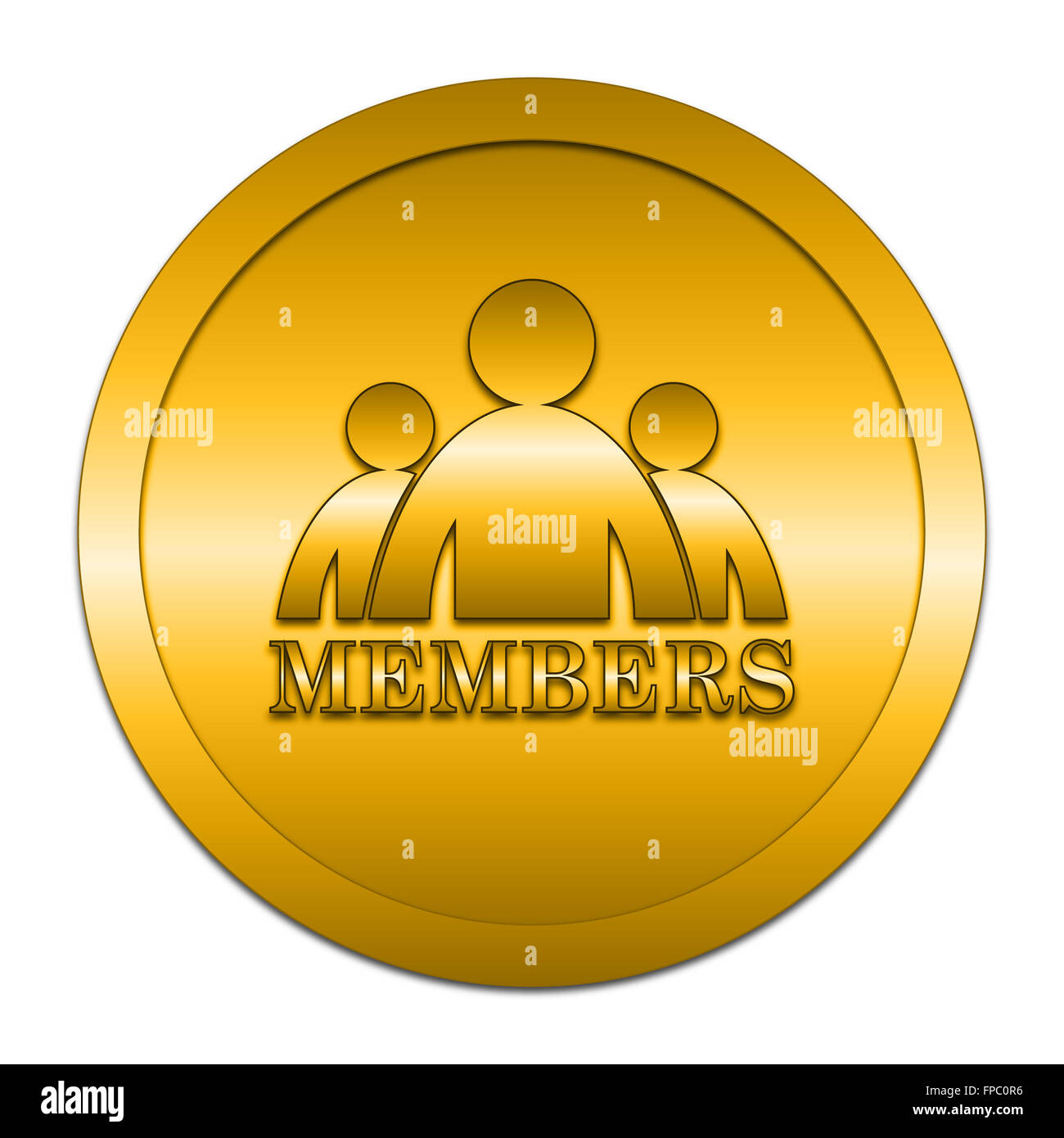 Vip members only gold Cut Out Stock Images & Pictures - Alamy