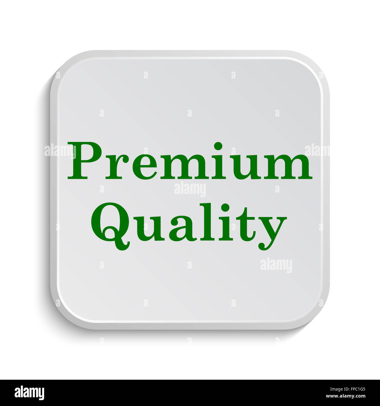 Premium quality icon. Internet button on white background Stock Photo ...