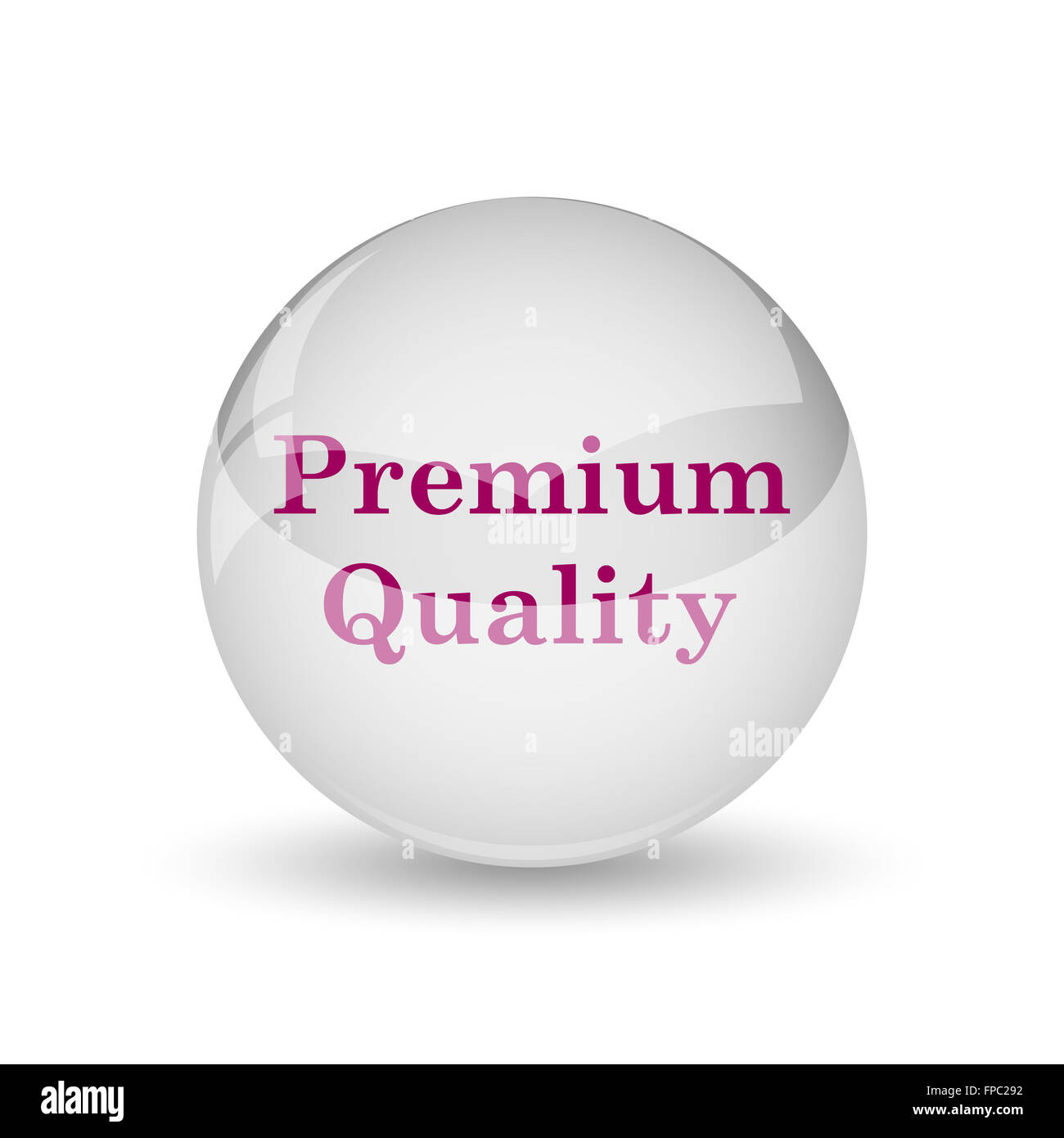 Premium quality icon. Internet button on white background Stock Photo ...