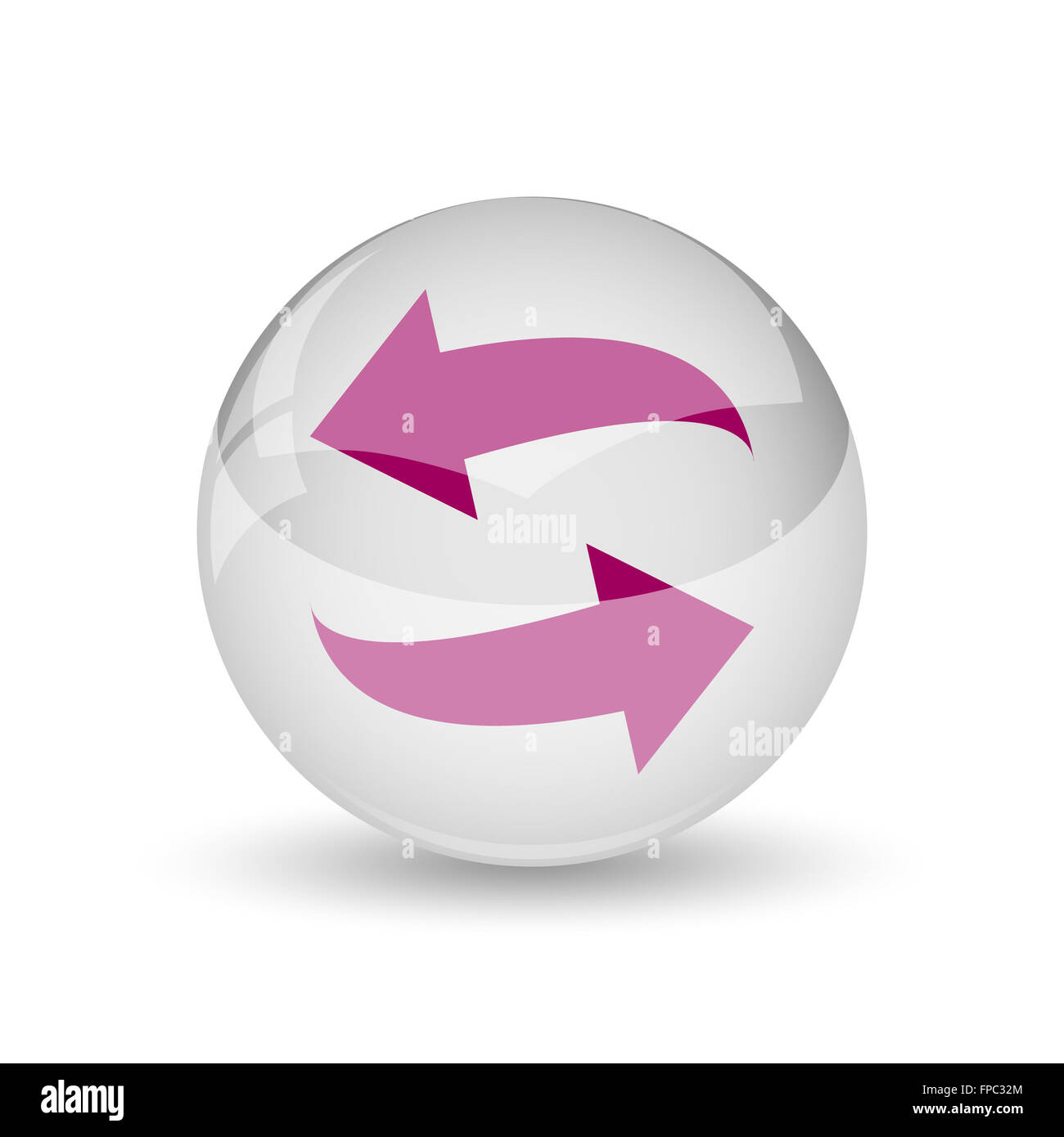 Swap icon. Internet button on white background Stock Photo - Alamy