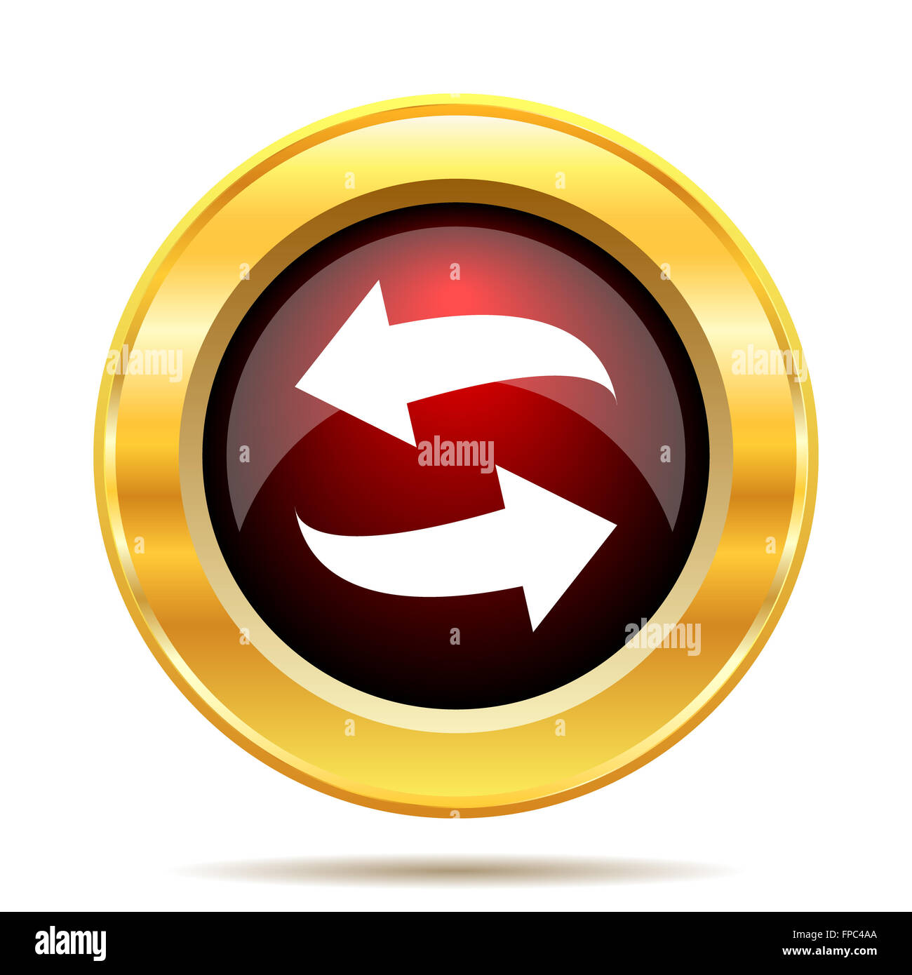 Swap icon. Internet button on white background Stock Photo - Alamy