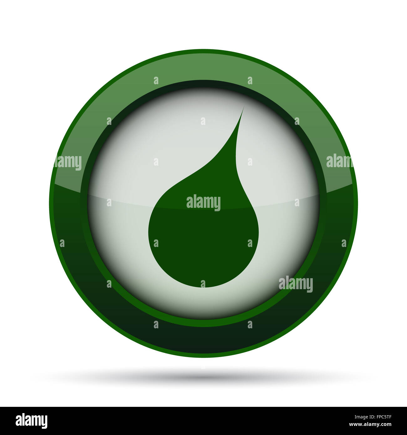 Rain icon. Internet button on white background Stock Photo - Alamy