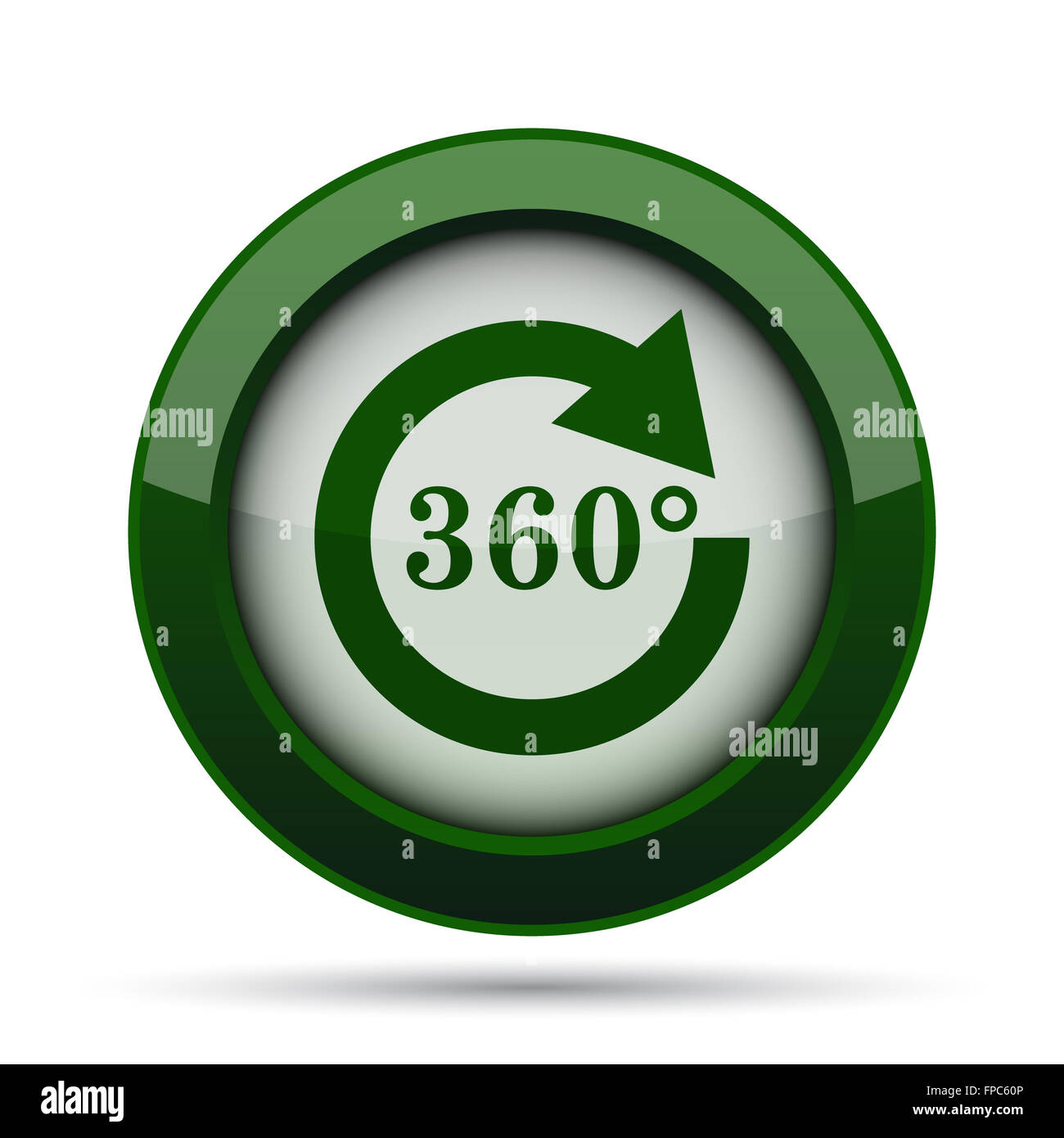 Reload 360 icon. Internet button on white background Stock Photo - Alamy