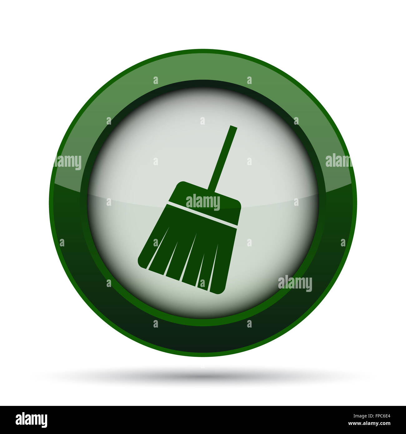 Sweep icon. Internet button on white background Stock Photo - Alamy