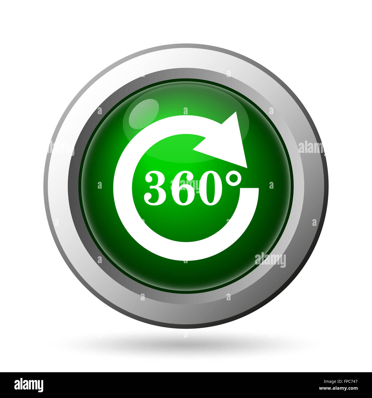 Reload 360 icon. Internet button on white background Stock Photo - Alamy