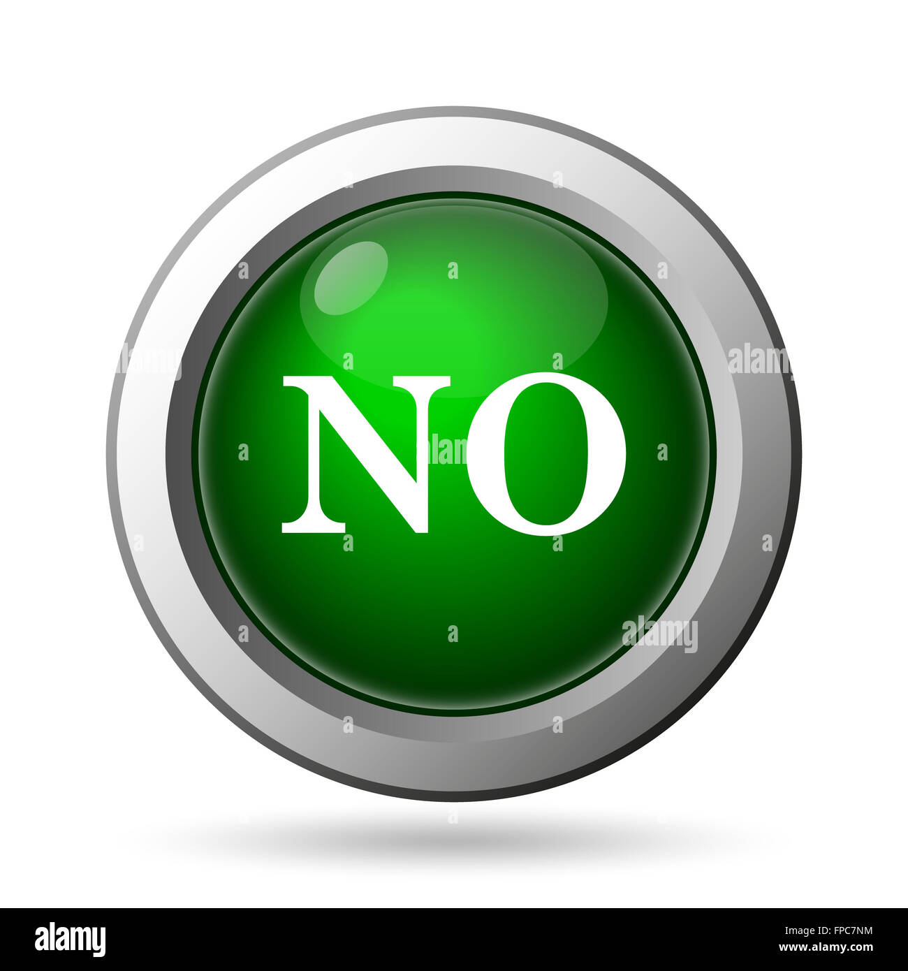 No icon. Internet button on white background Stock Photo - Alamy