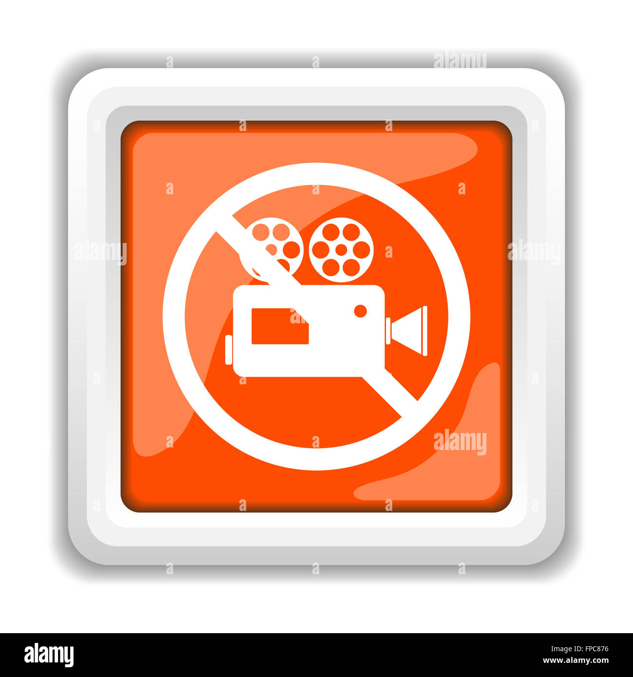 No video recording allowed Cut Out Stock Images & Pictures - Alamy