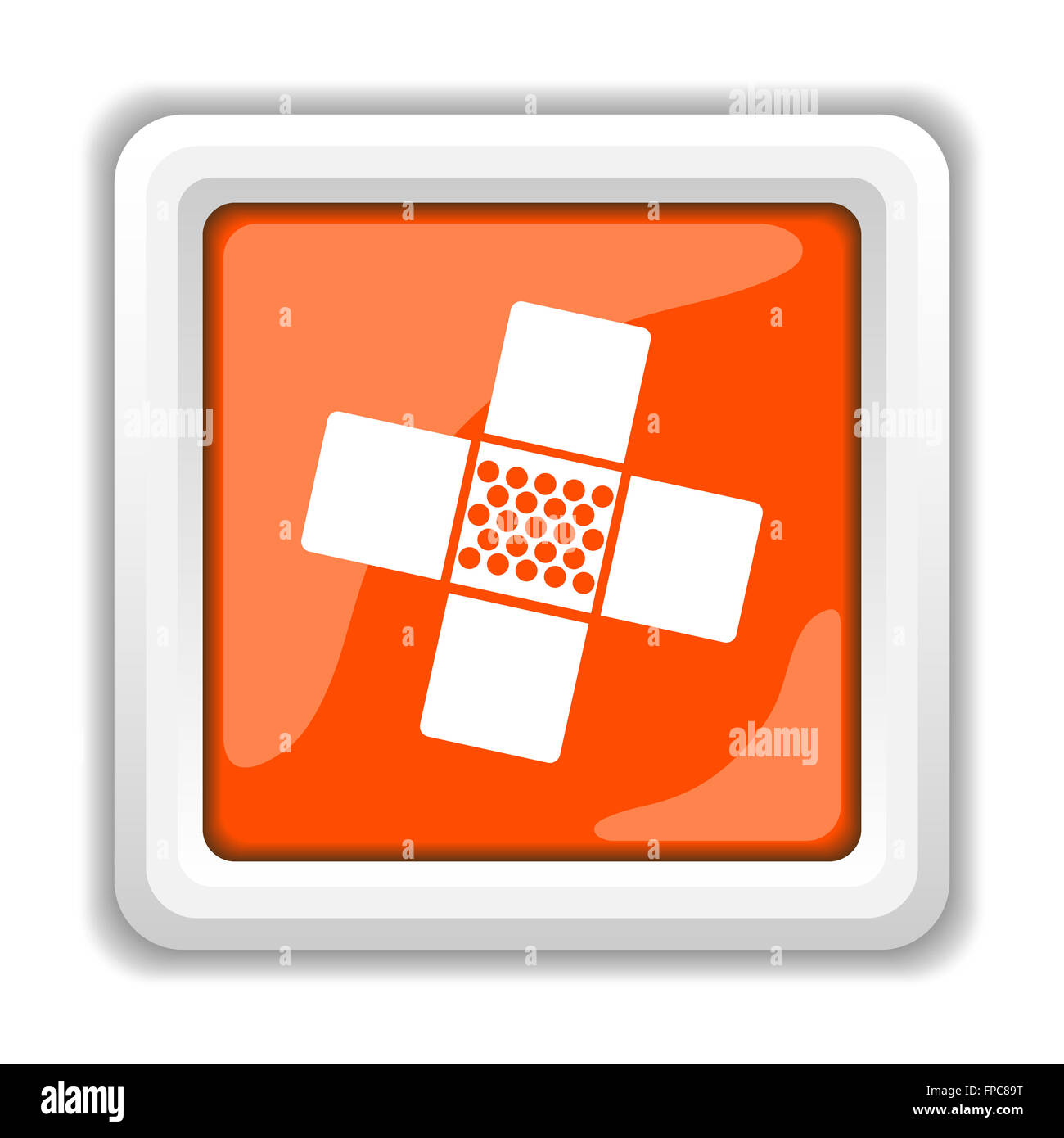Medical patch icon Stock Photo - Alamy