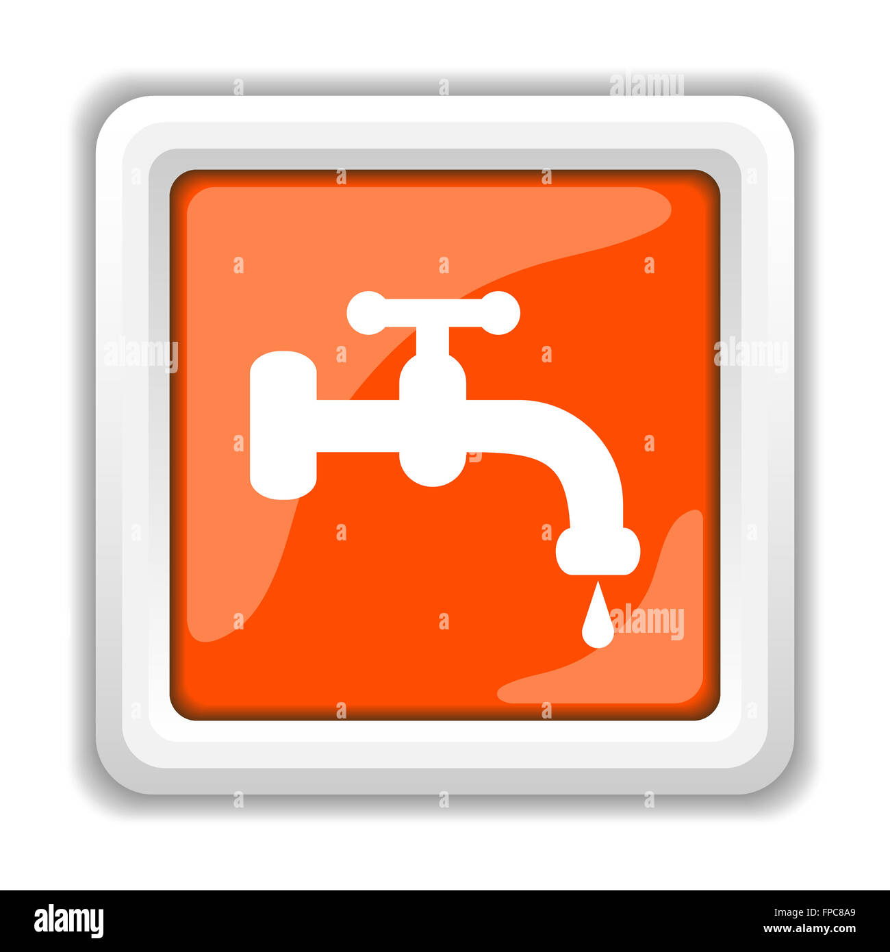 Water tap icon Stock Photo - Alamy