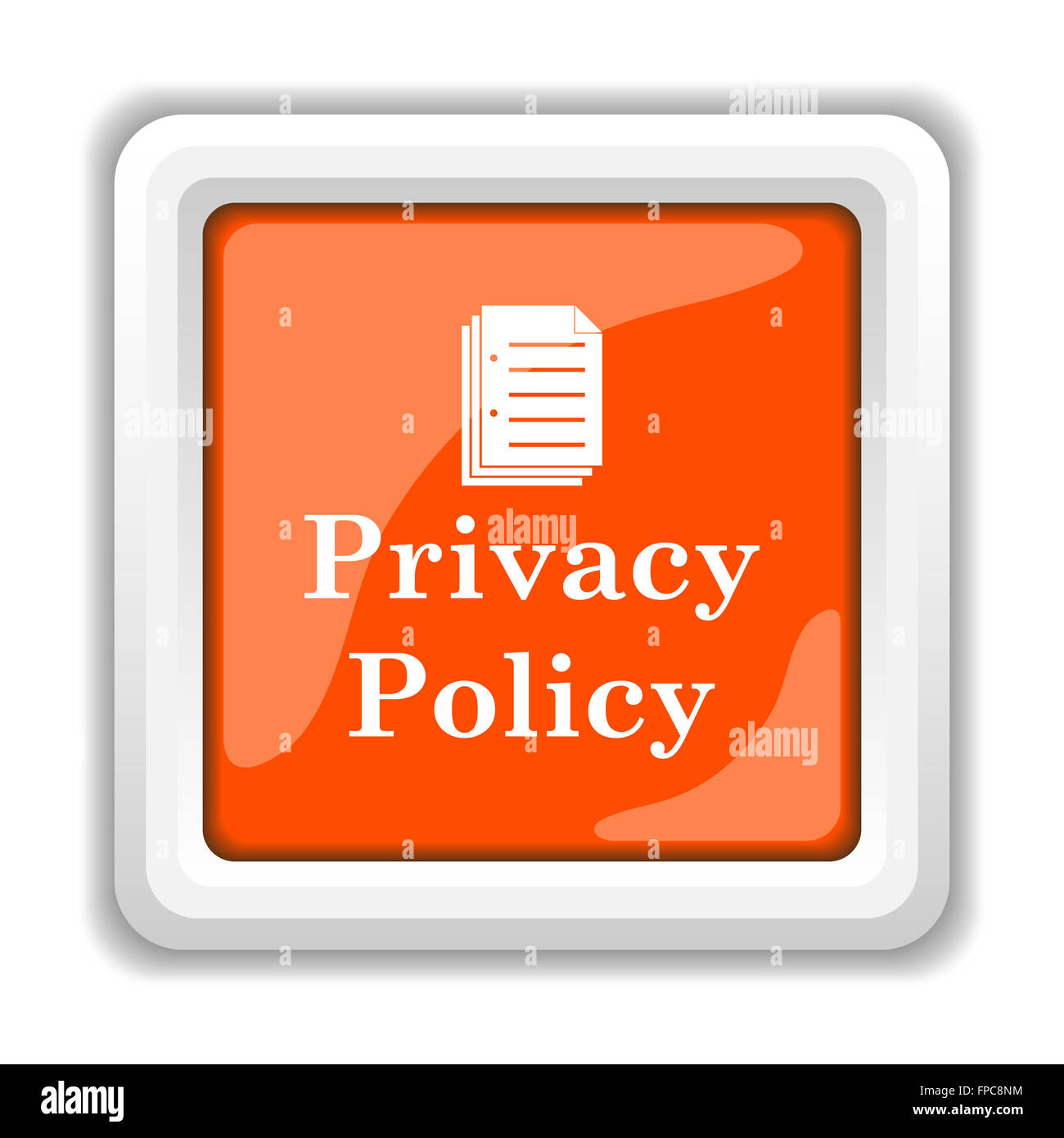 Privacy policy icon Stock Photo - Alamy