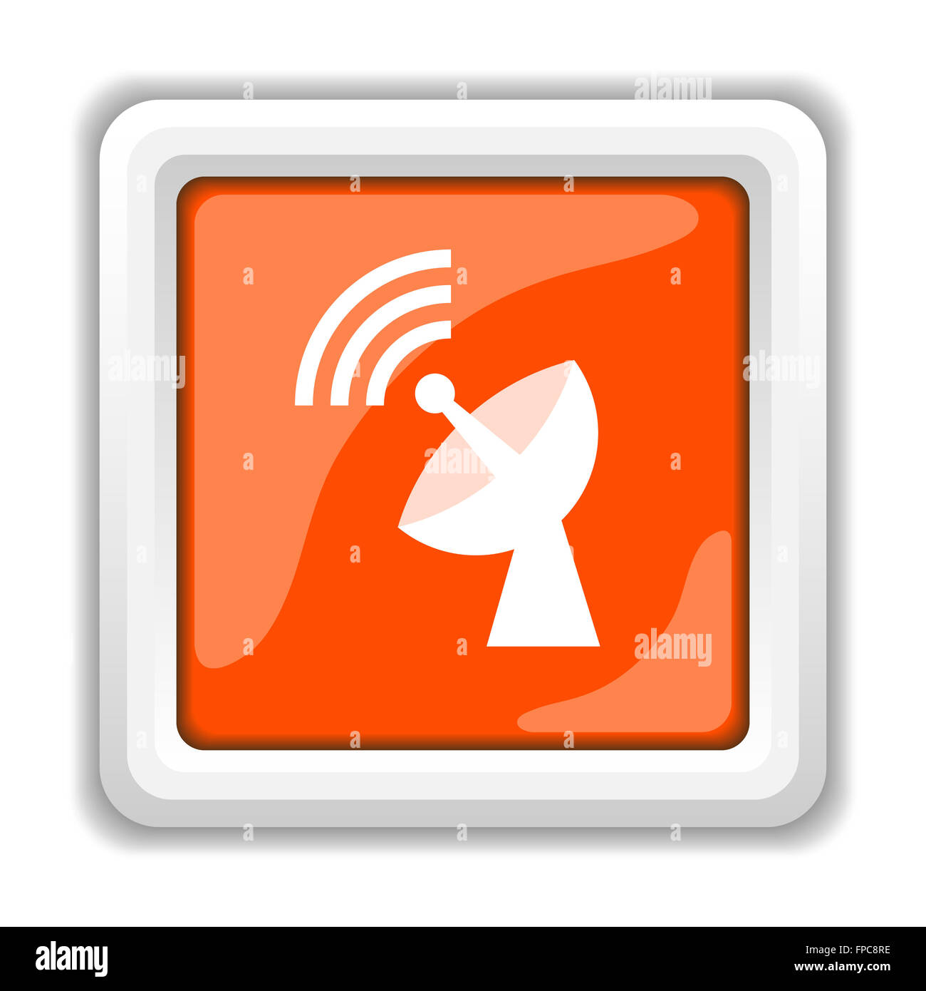 Wireless antenna icon Stock Photo - Alamy