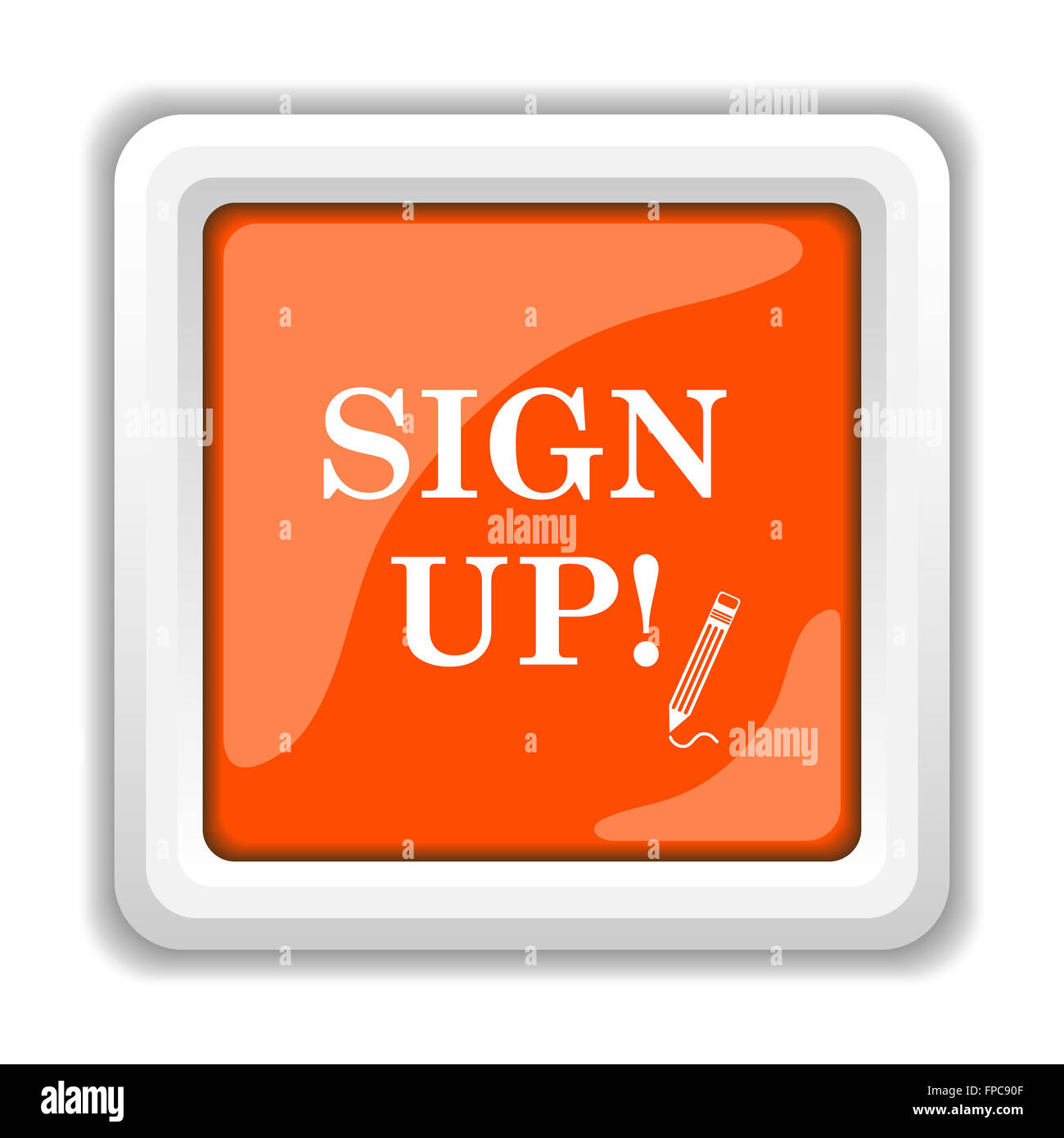 Sign up icon Stock Photo - Alamy
