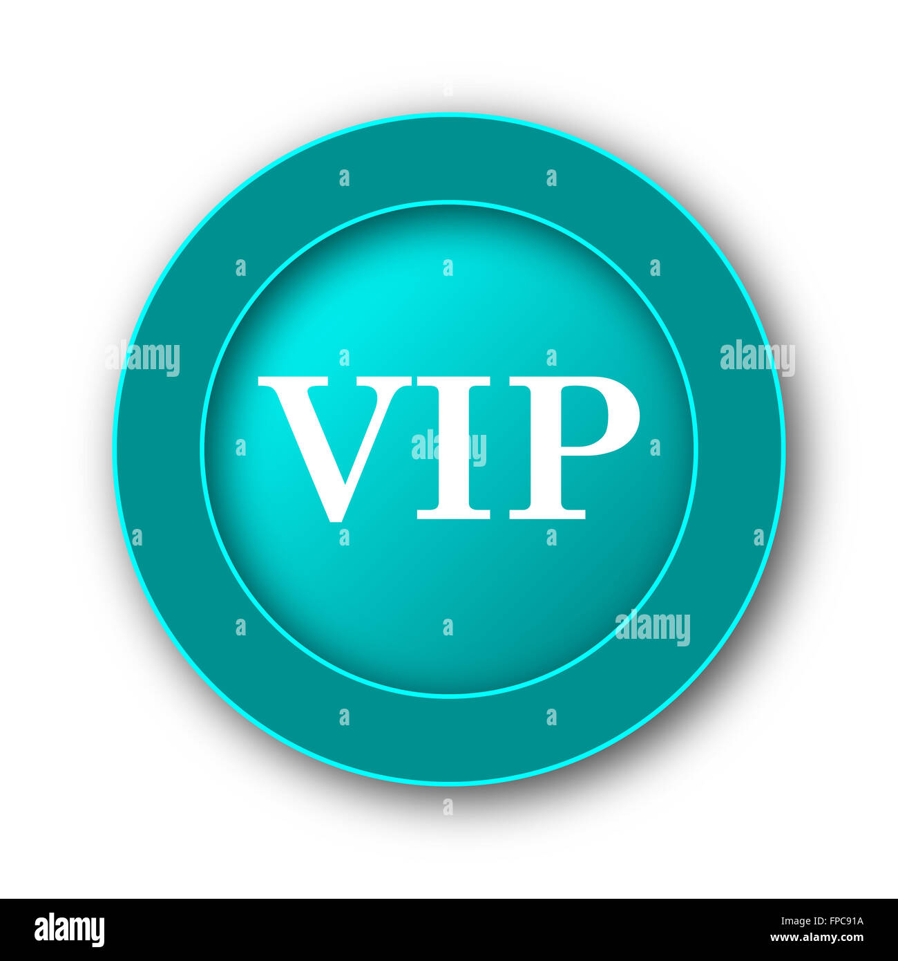 VIP icon. Internet button on white background Stock Photo - Alamy