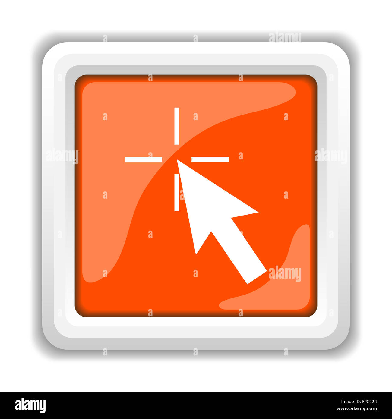 Click here icon Stock Photo - Alamy