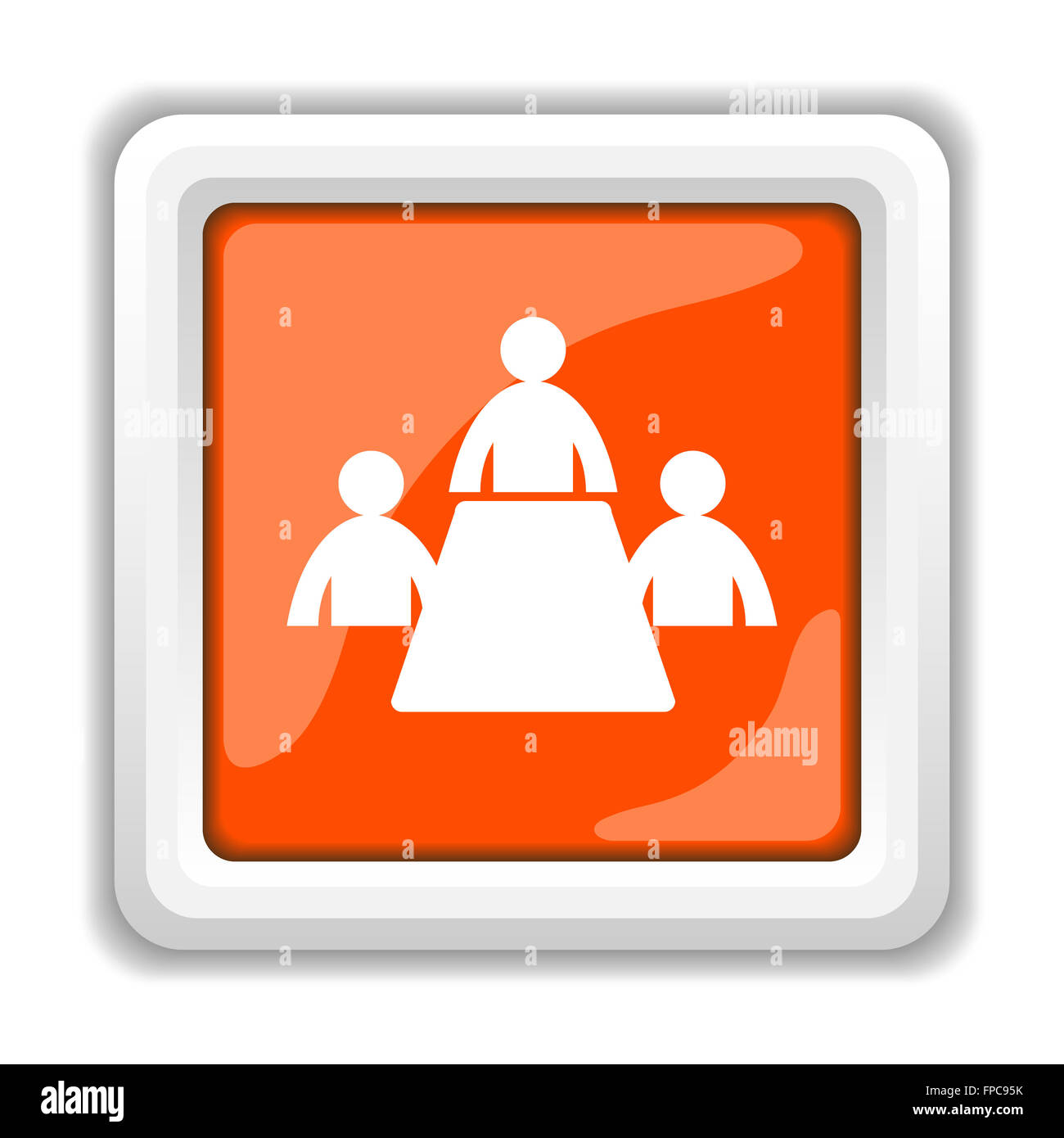 Meeting room icon Stock Photo - Alamy