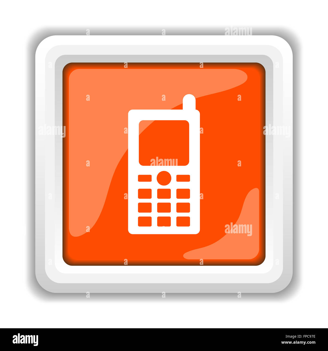 Mobile phone icon Stock Photo - Alamy