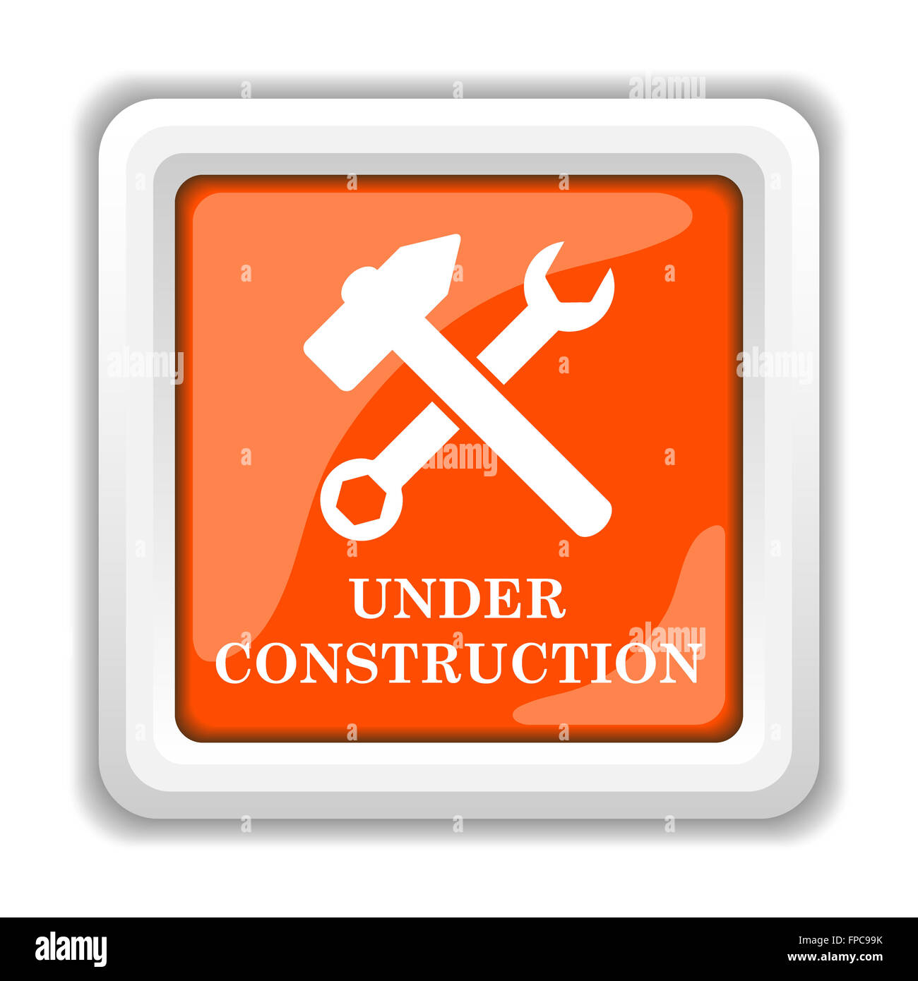 Under construction icon Stock Photo - Alamy