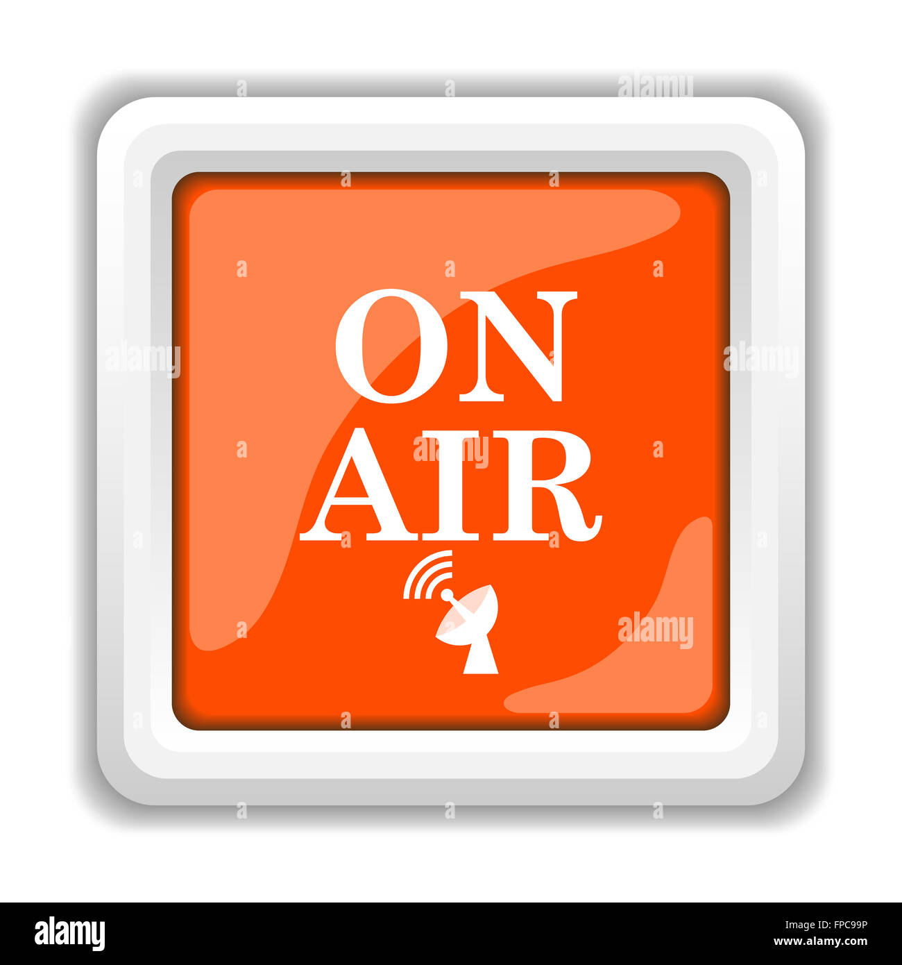 On air icon Stock Photo - Alamy