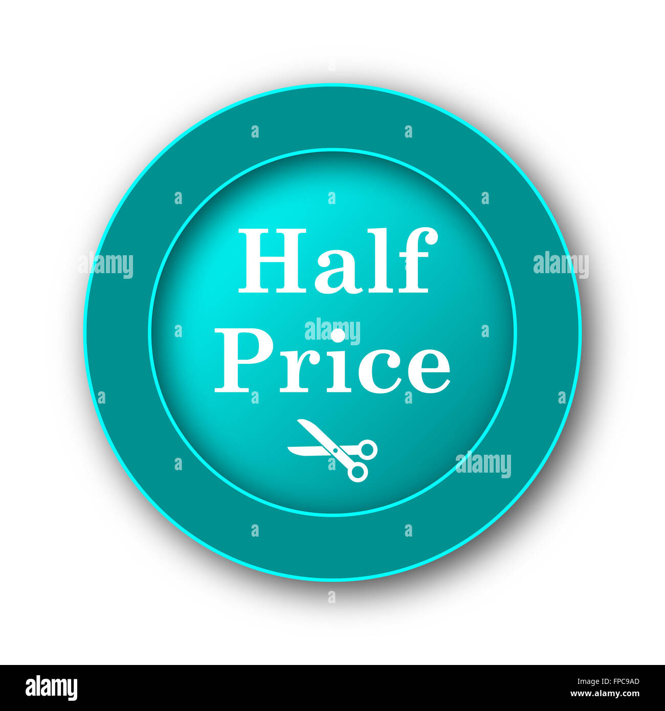 3d half price button Cut Out Stock Images & Pictures - Alamy