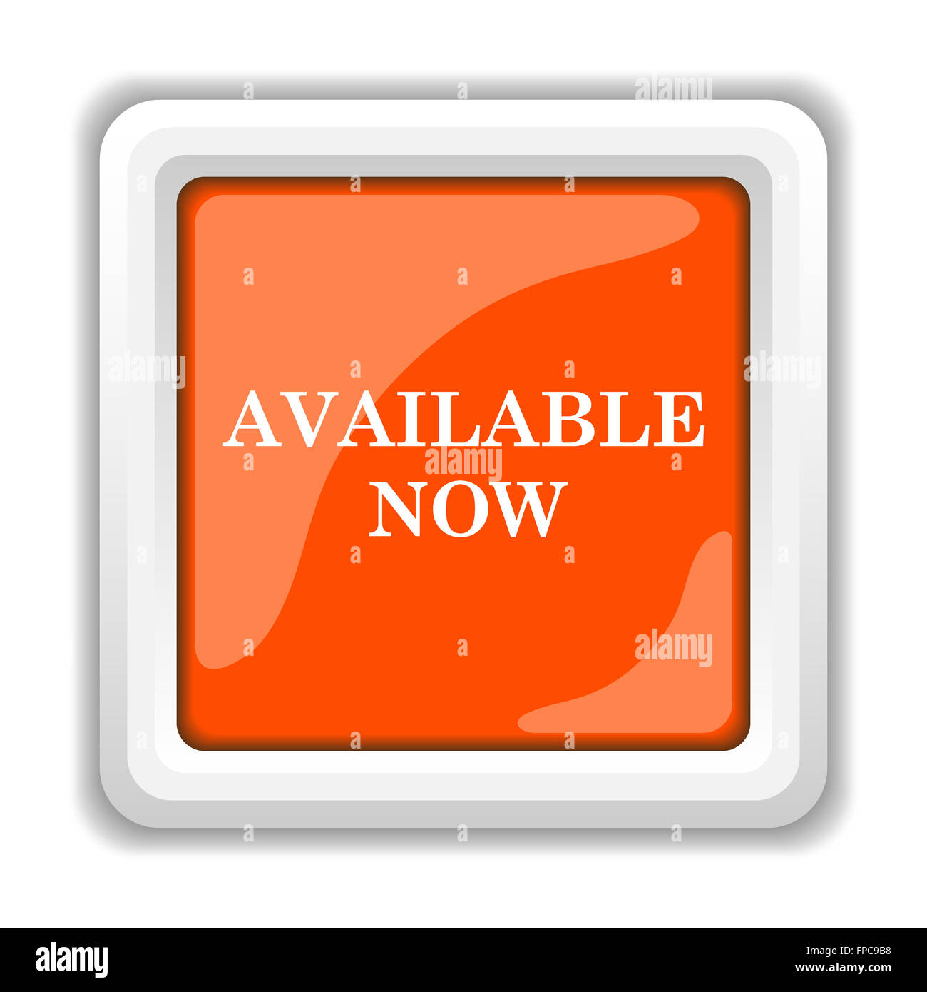 Available now icon Stock Photo - Alamy