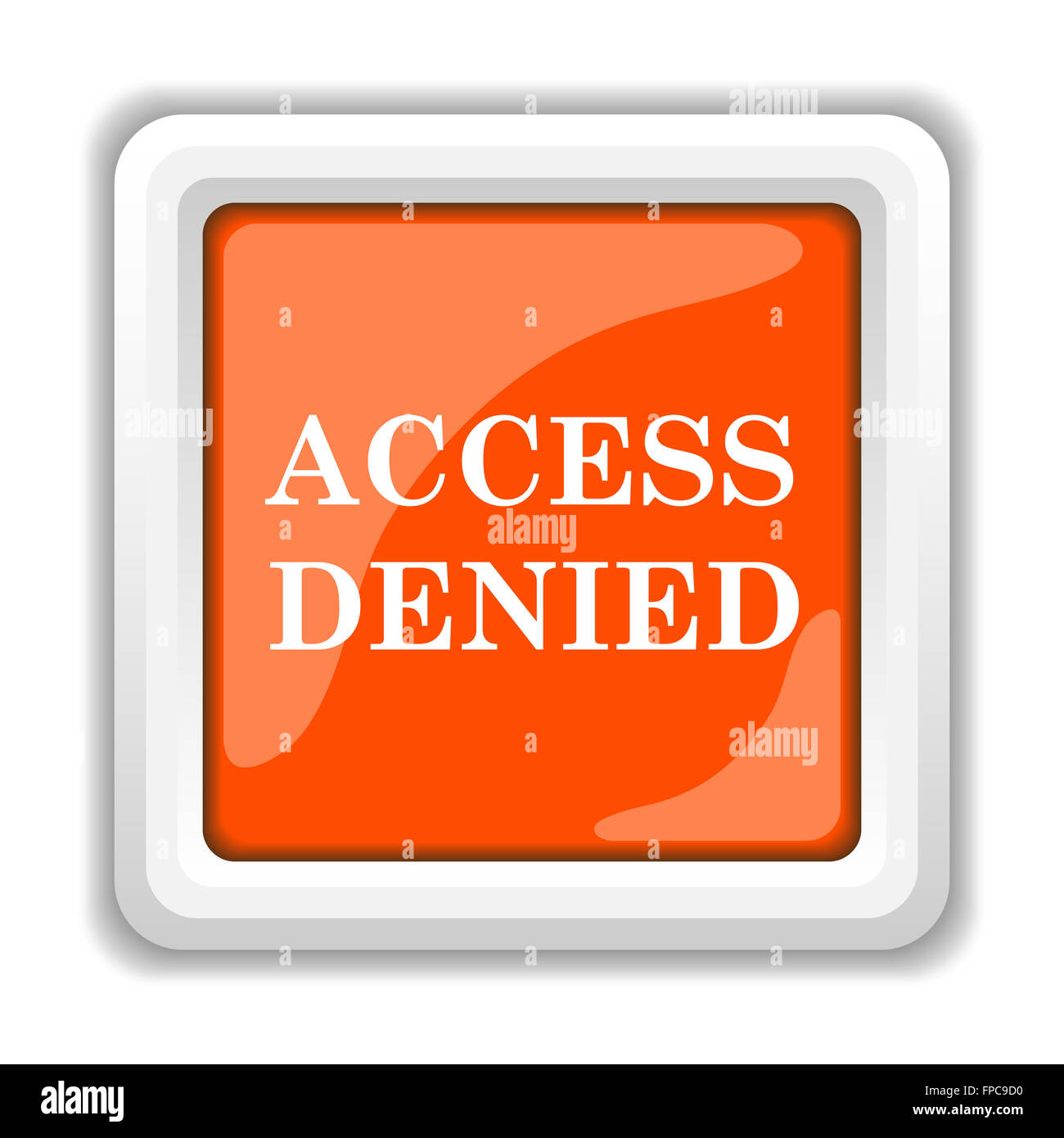 Access denied icon Stock Photo - Alamy