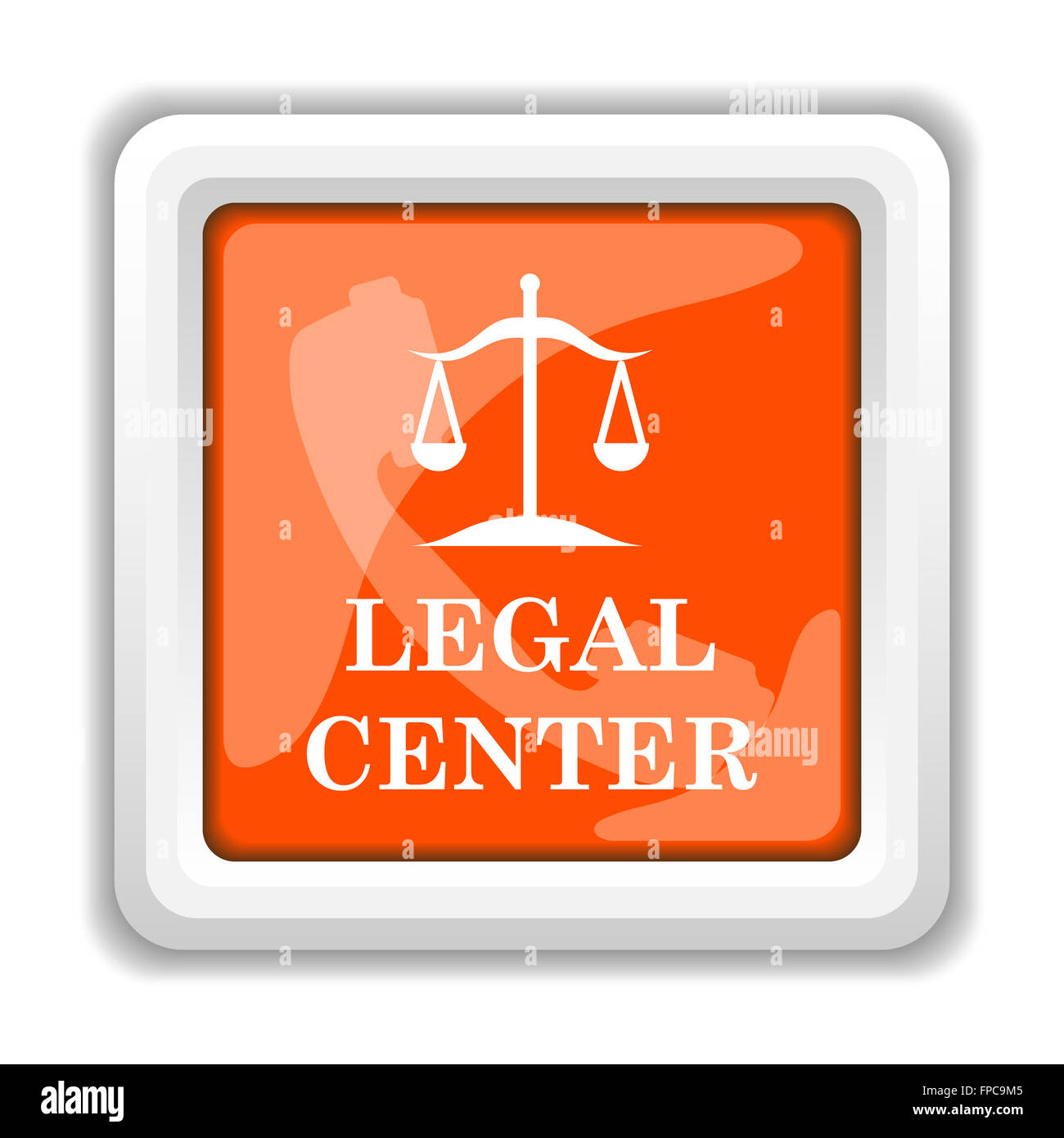 Legal center icon Stock Photo - Alamy