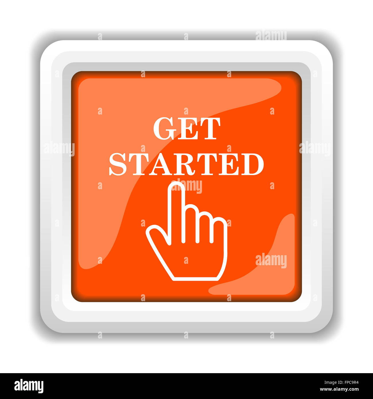 Get started icon Stock Photo - Alamy
