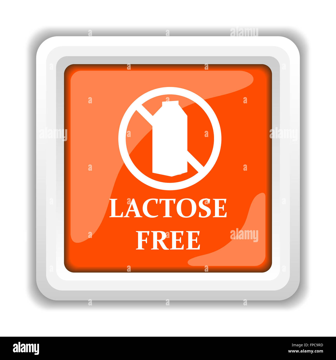 Lactose free icon Stock Photo - Alamy