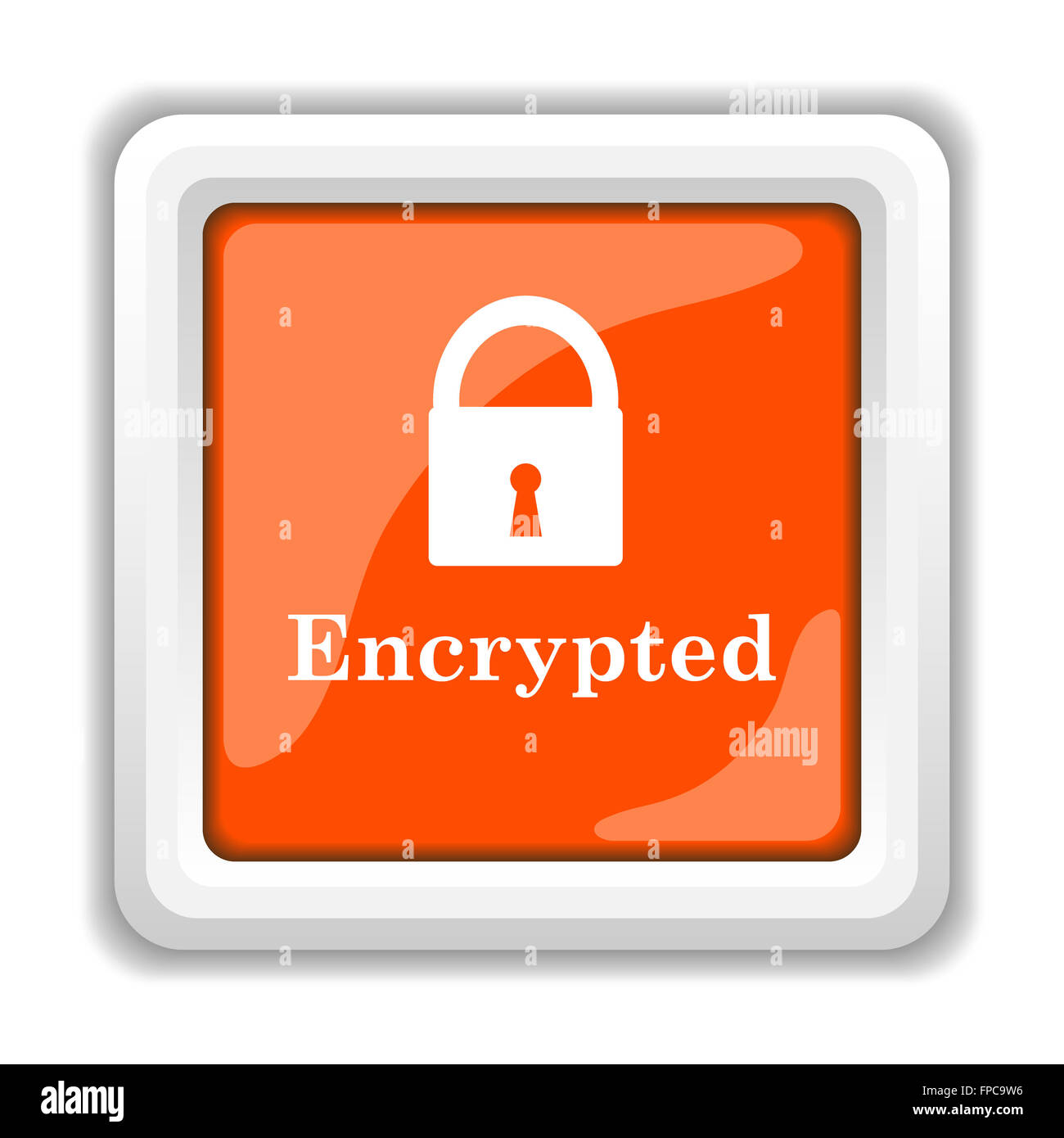 Encrypted icon Stock Photo - Alamy