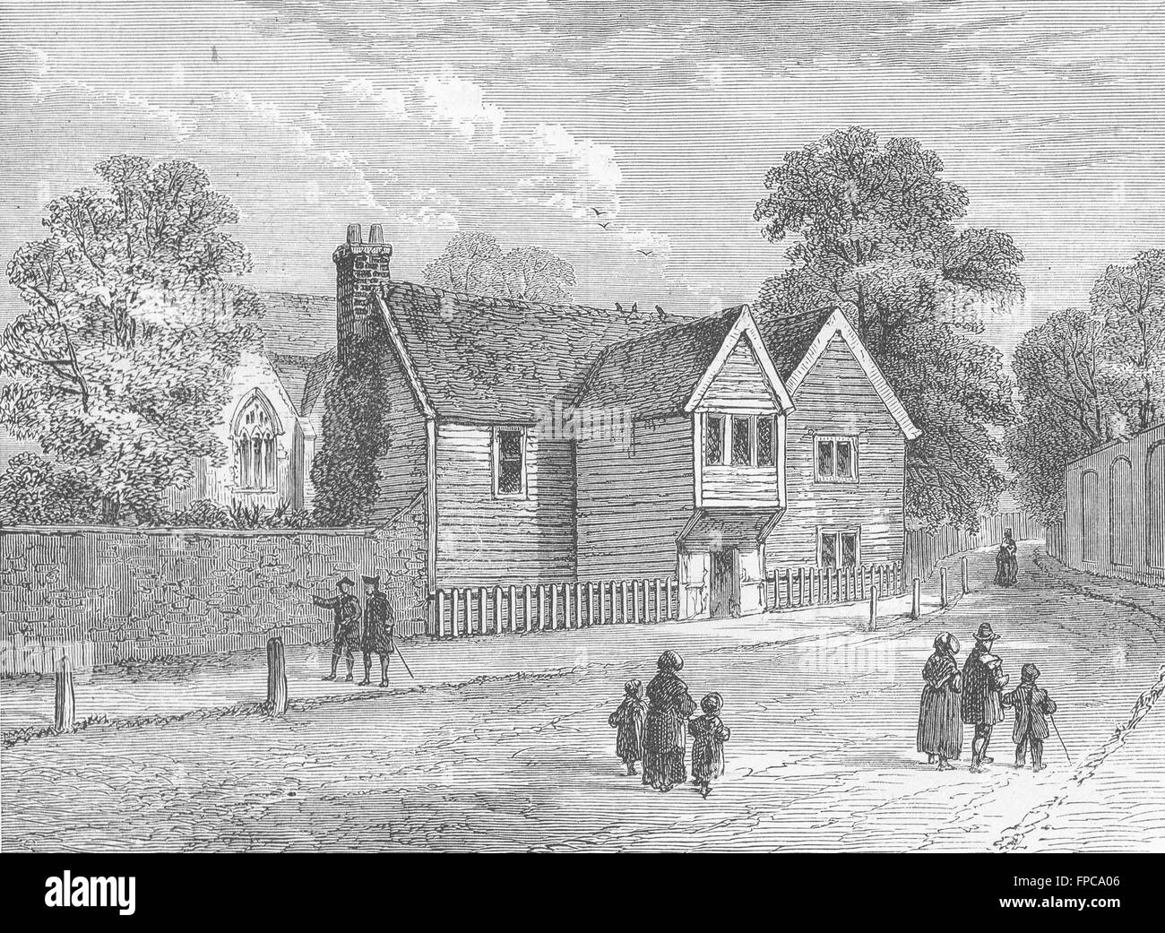 Old rectory Black and White Stock Photos & Images - Alamy