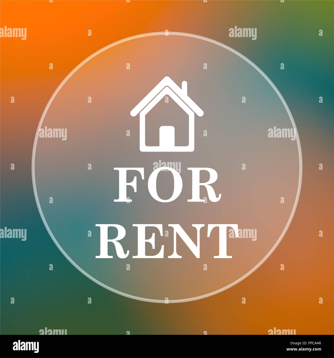 Rental icon colored icon hi-res stock photography and images - Alamy
