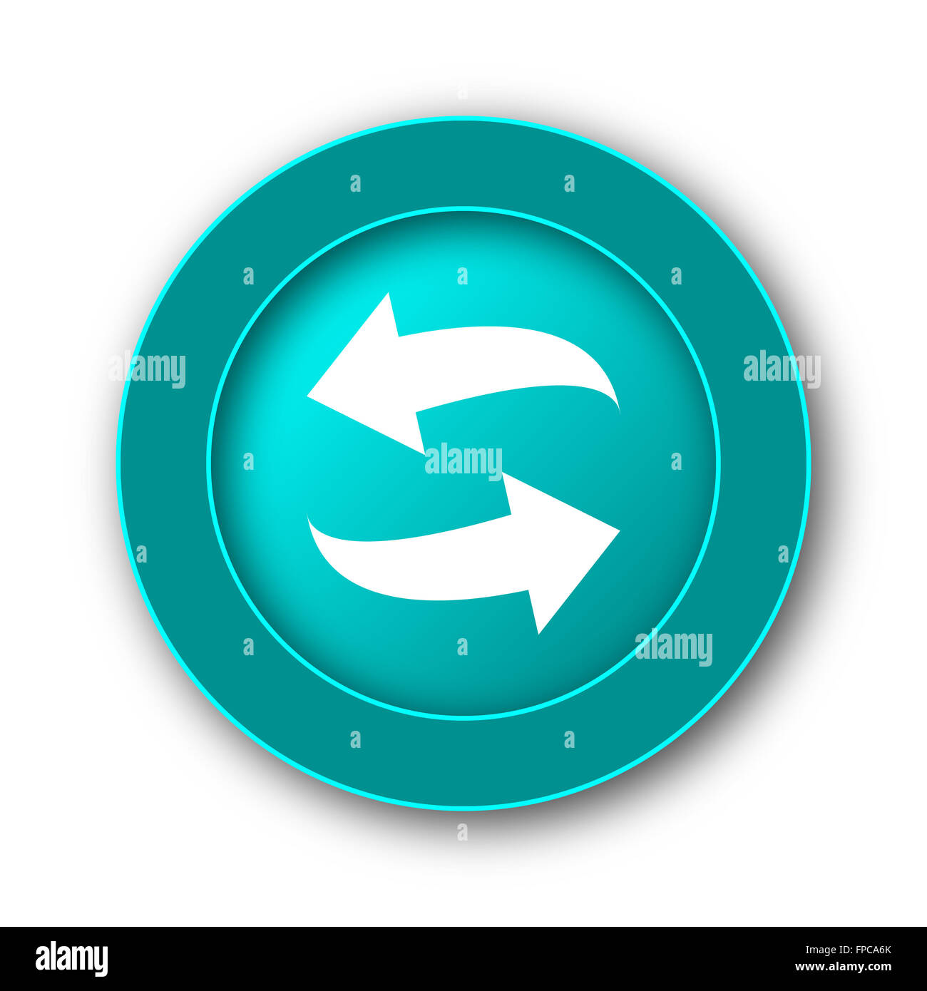 Swap icon. Internet button on white background Stock Photo - Alamy