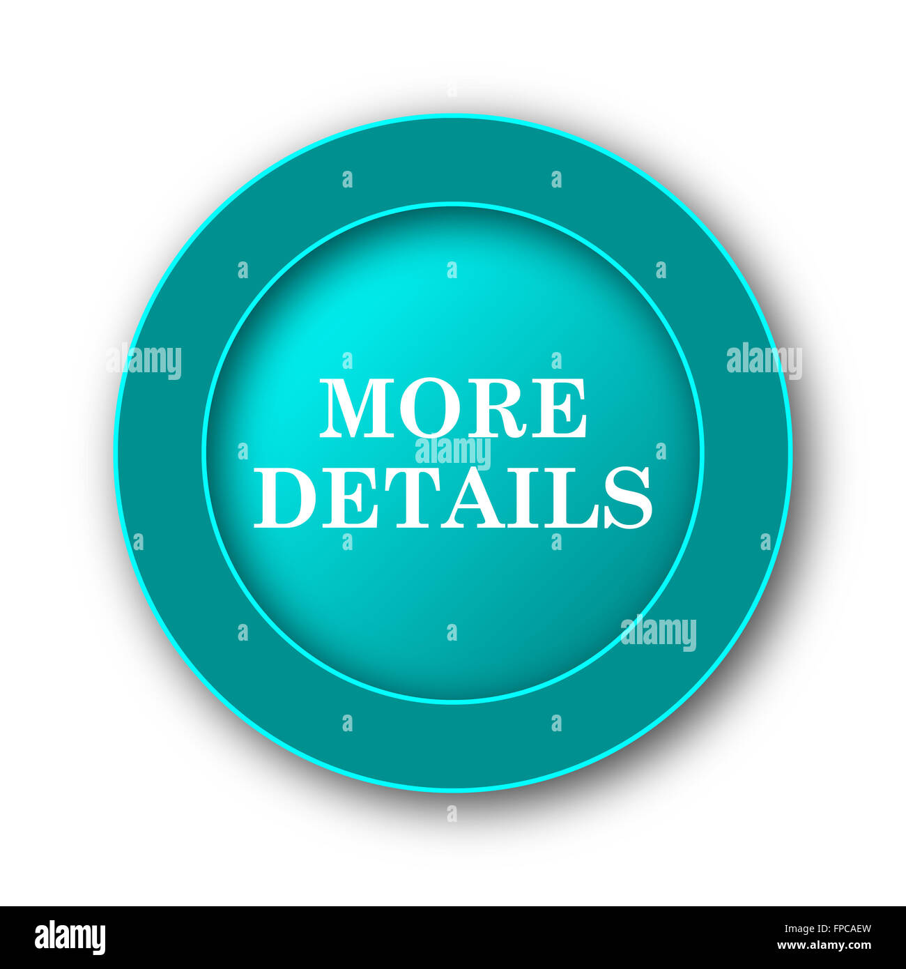 More details icon. Internet button on white background Stock Photo - Alamy