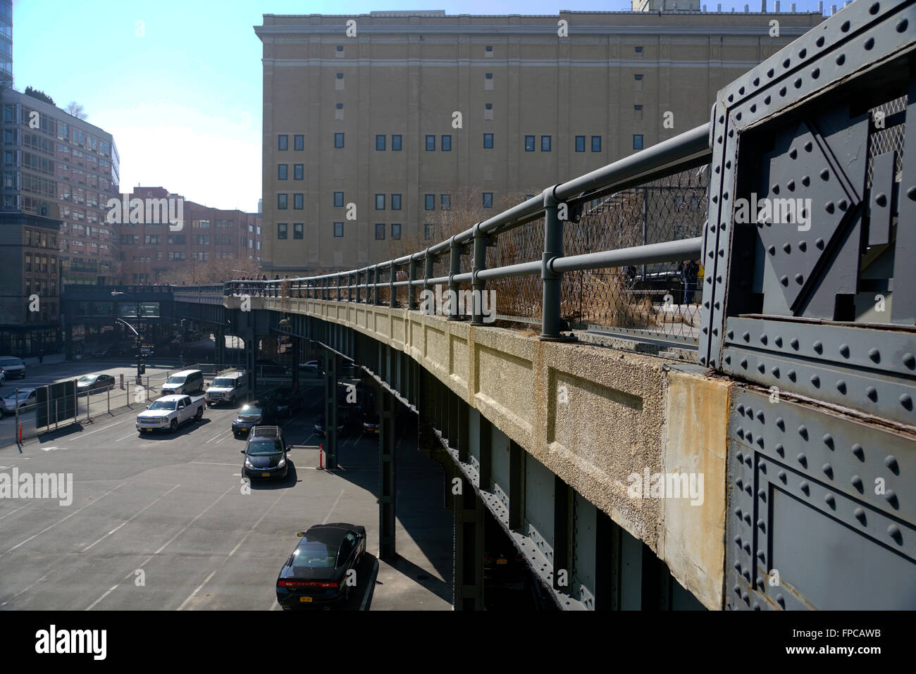 New York Manhattan High Line Winter Stock Photos & New York Manhattan ...