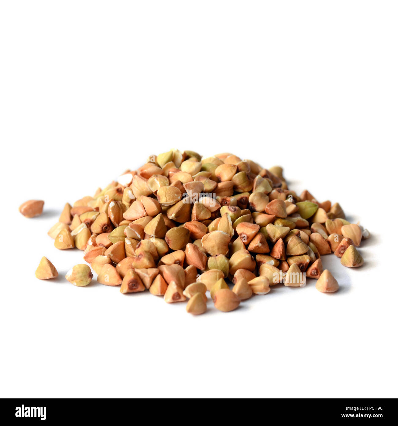 Uncooked buckwheat seeds close up shot Stock Photo - Alamy