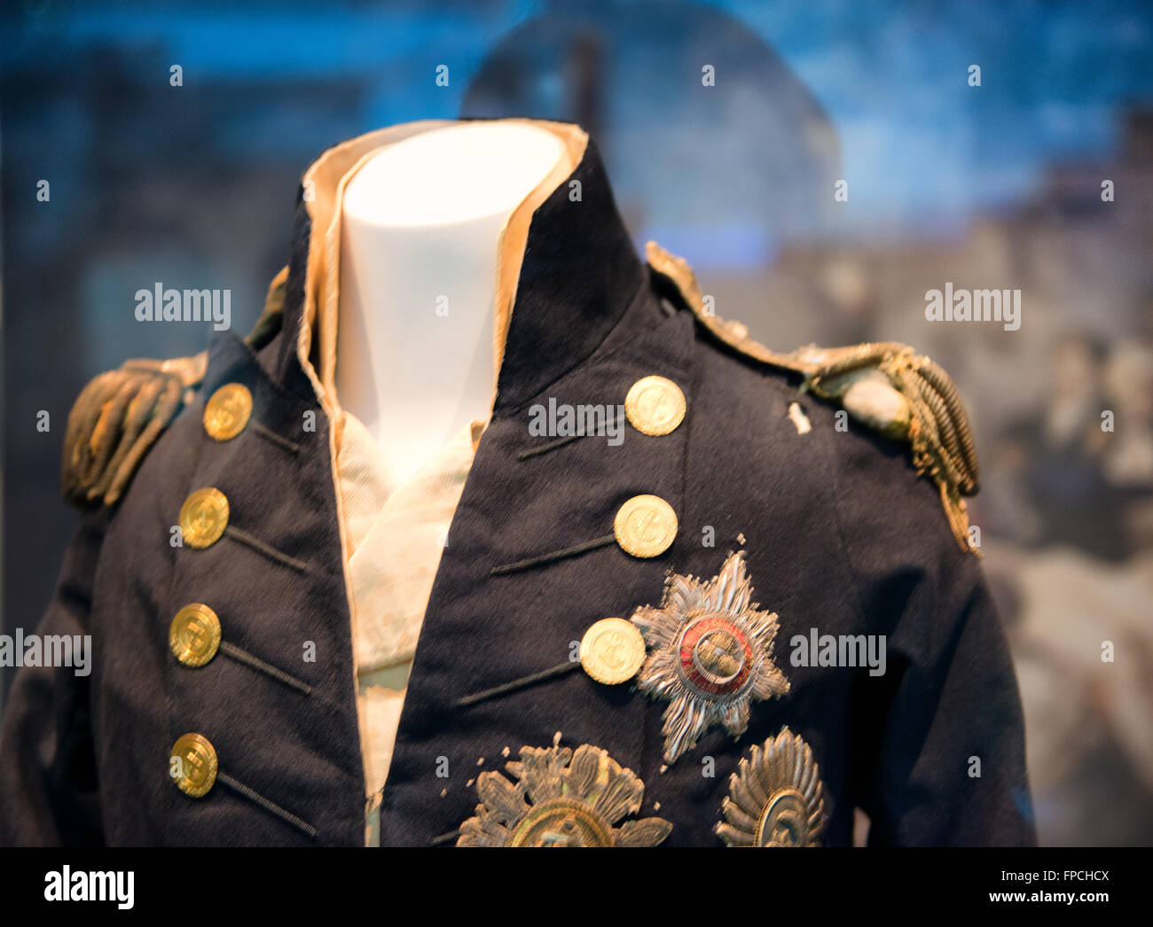 Wearing The Uniform Of An Admiral Of The Fleet High Resolution Stock ...
