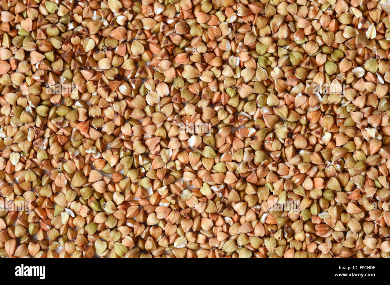 Uncooked buckwheat seeds close up shot Stock Photo - Alamy