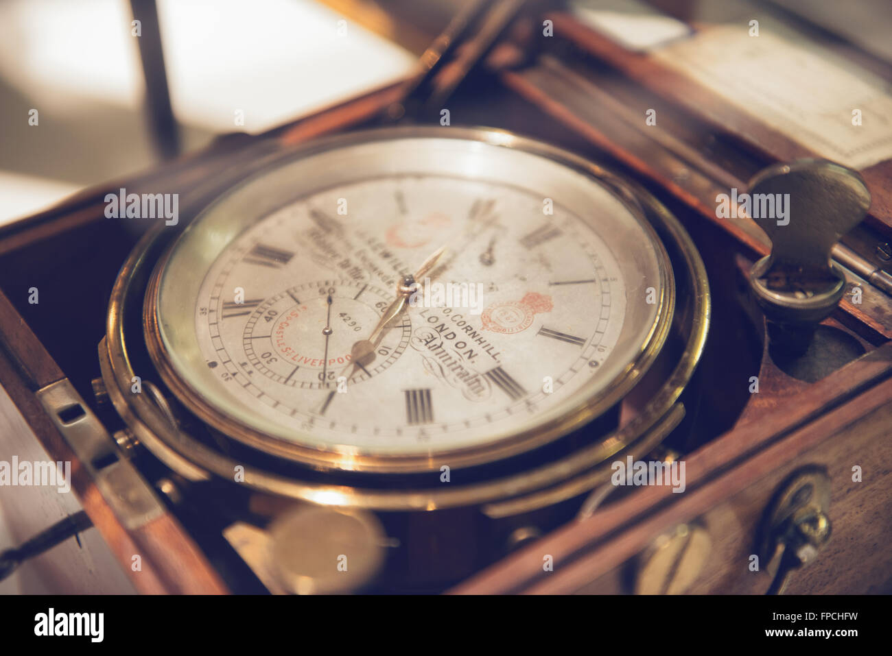 Mechanical Marine Chronometer High Resolution Stock Photography and ...