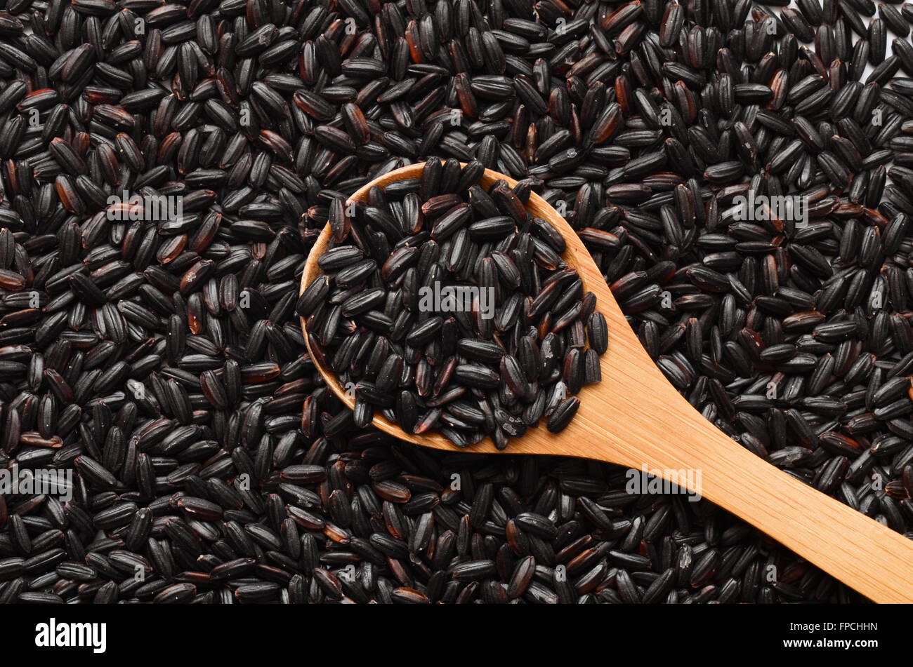 Uncooked black rice hi-res stock photography and images - Alamy