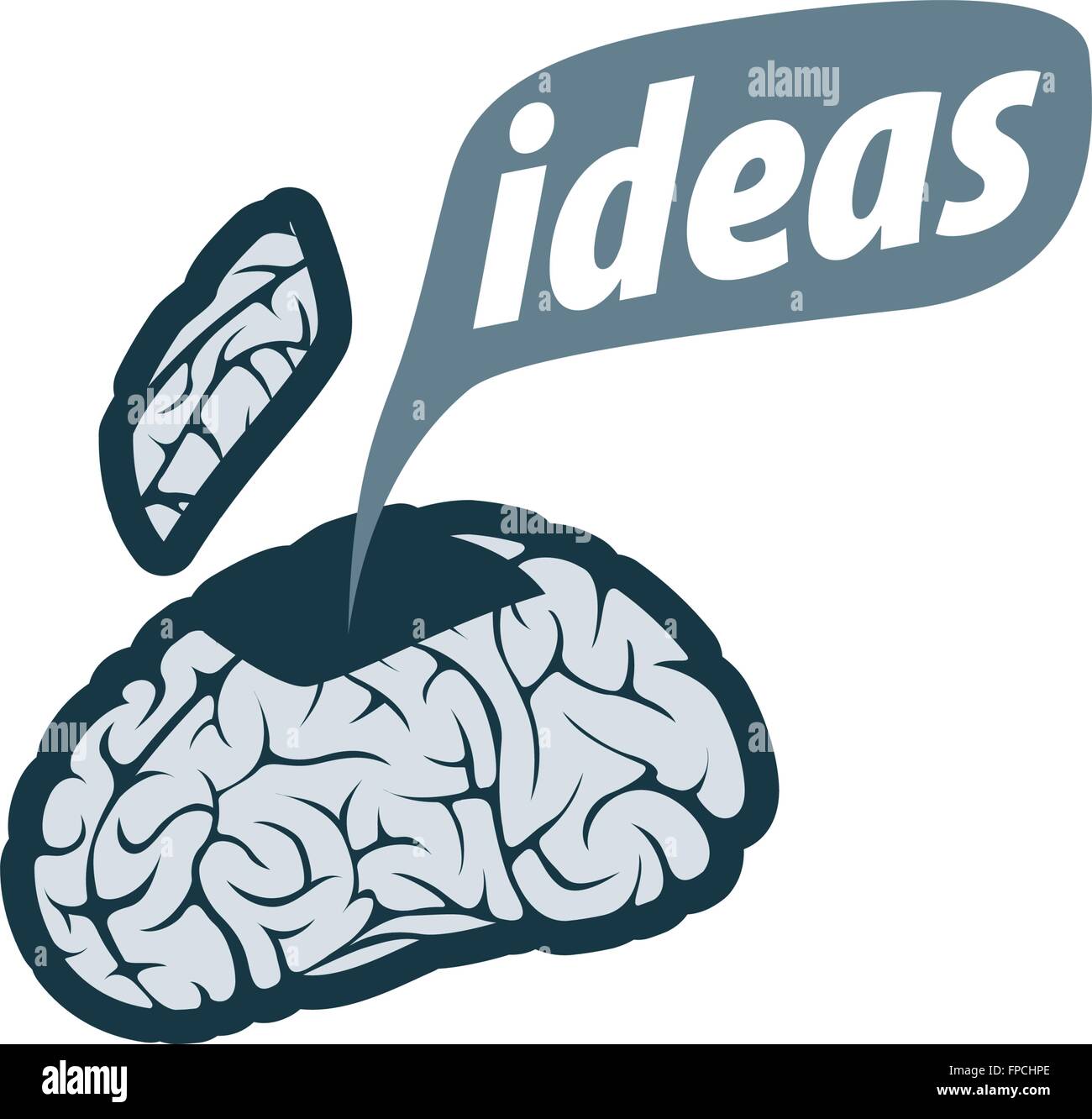 Vector brain logo Stock Vector Image & Art - Alamy