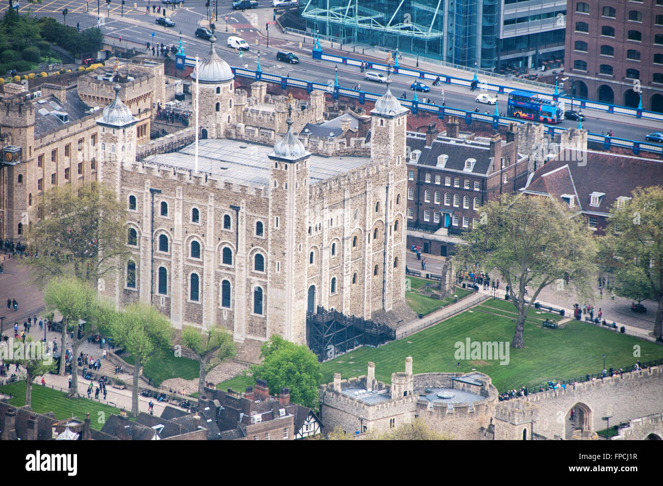 Tower London White Tower Aerial High Resolution Stock Photography and ...
