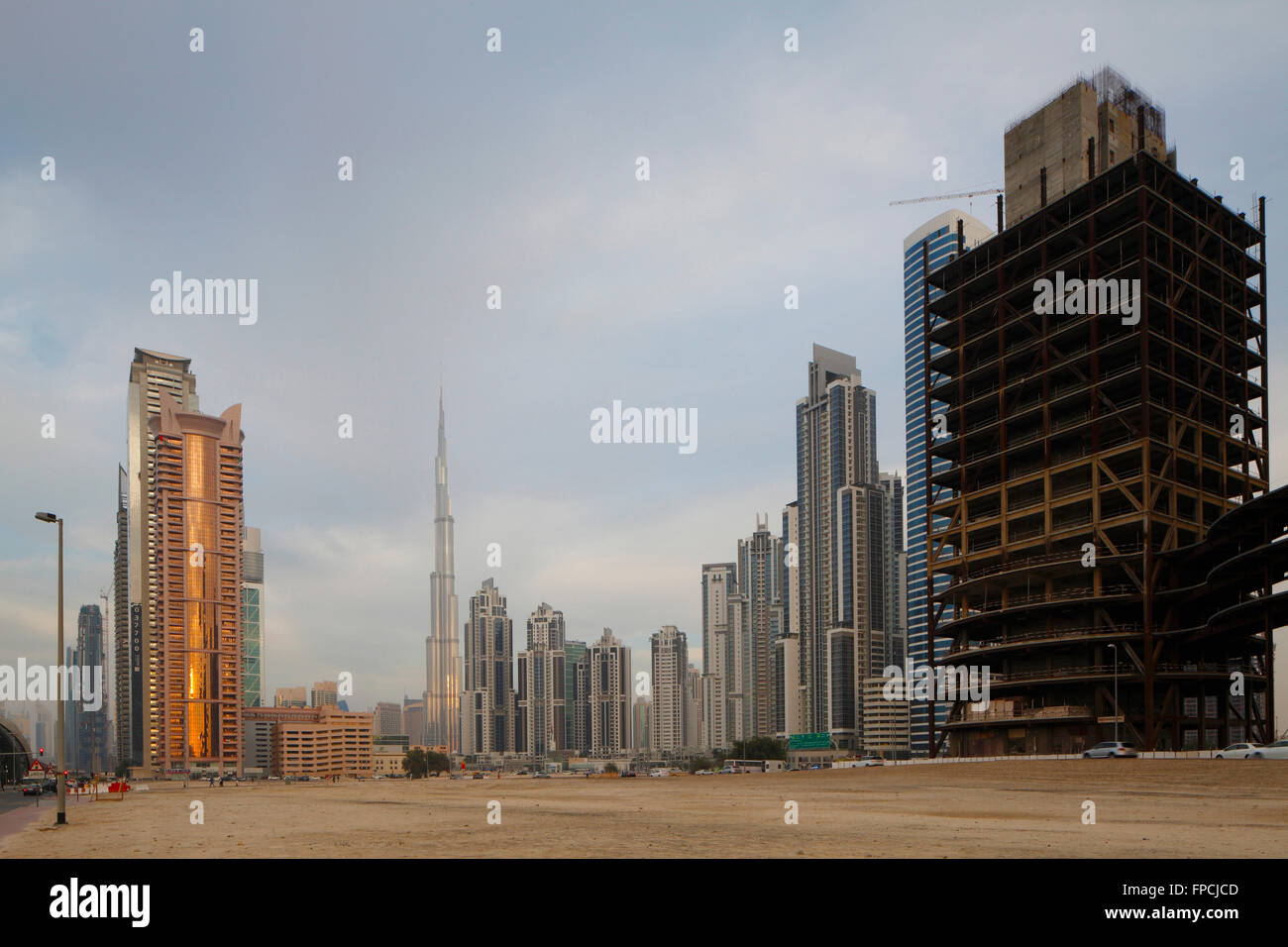 The BK, Burj Khalifa building in Dubai, designed by SOM. Also there is ...