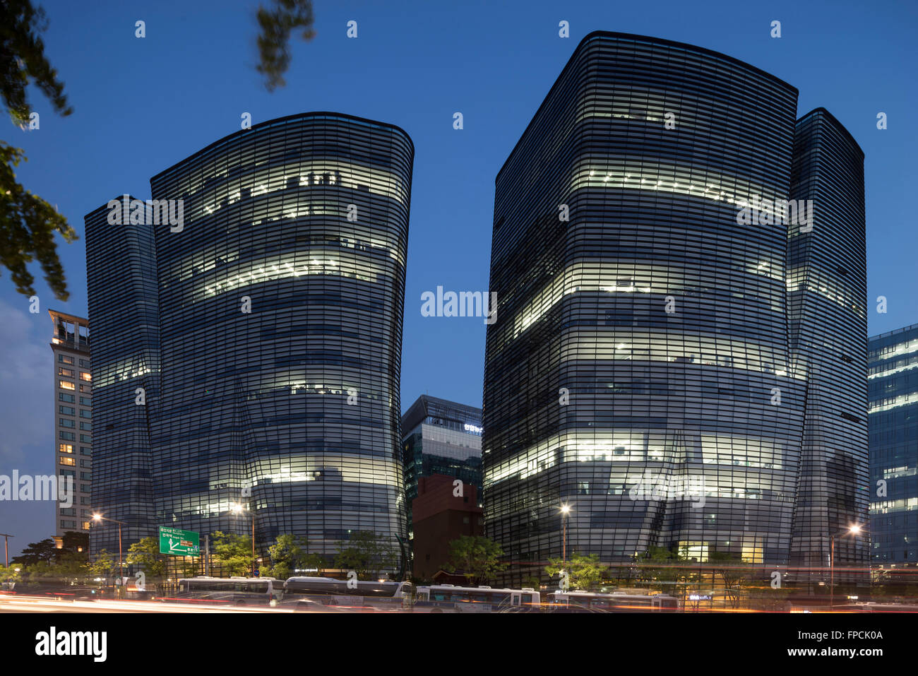 Designed by BCHO Architects The Twin Trees buildings viewed from the ...