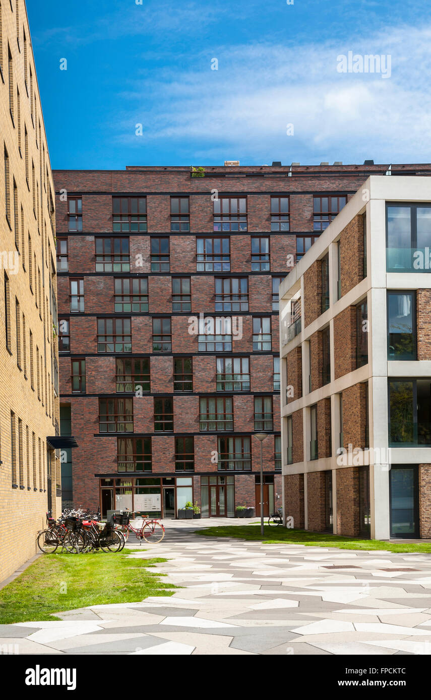 A view of contemporary Dutch housing in the Netherlands. Modern ...